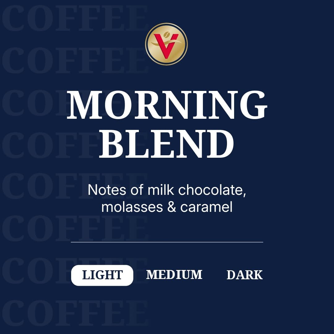 Victor Allen 's Coffee K Cups Single Serve Light Roast Coffee Keurig 2 Brewer Compatible, Morning Blend, 80 Count (Pack of 1)