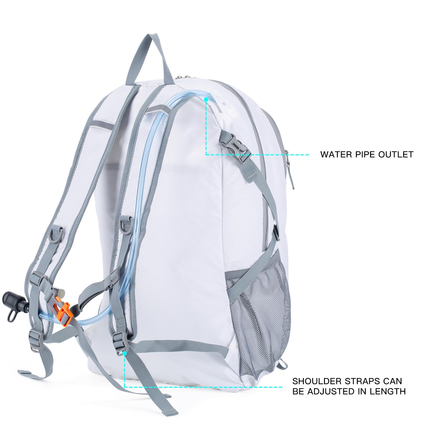 Sharkborough NODLAND Light Weight Packable Backpack Hiking 45L Foldable Water-Resistant Daypack Rucksack