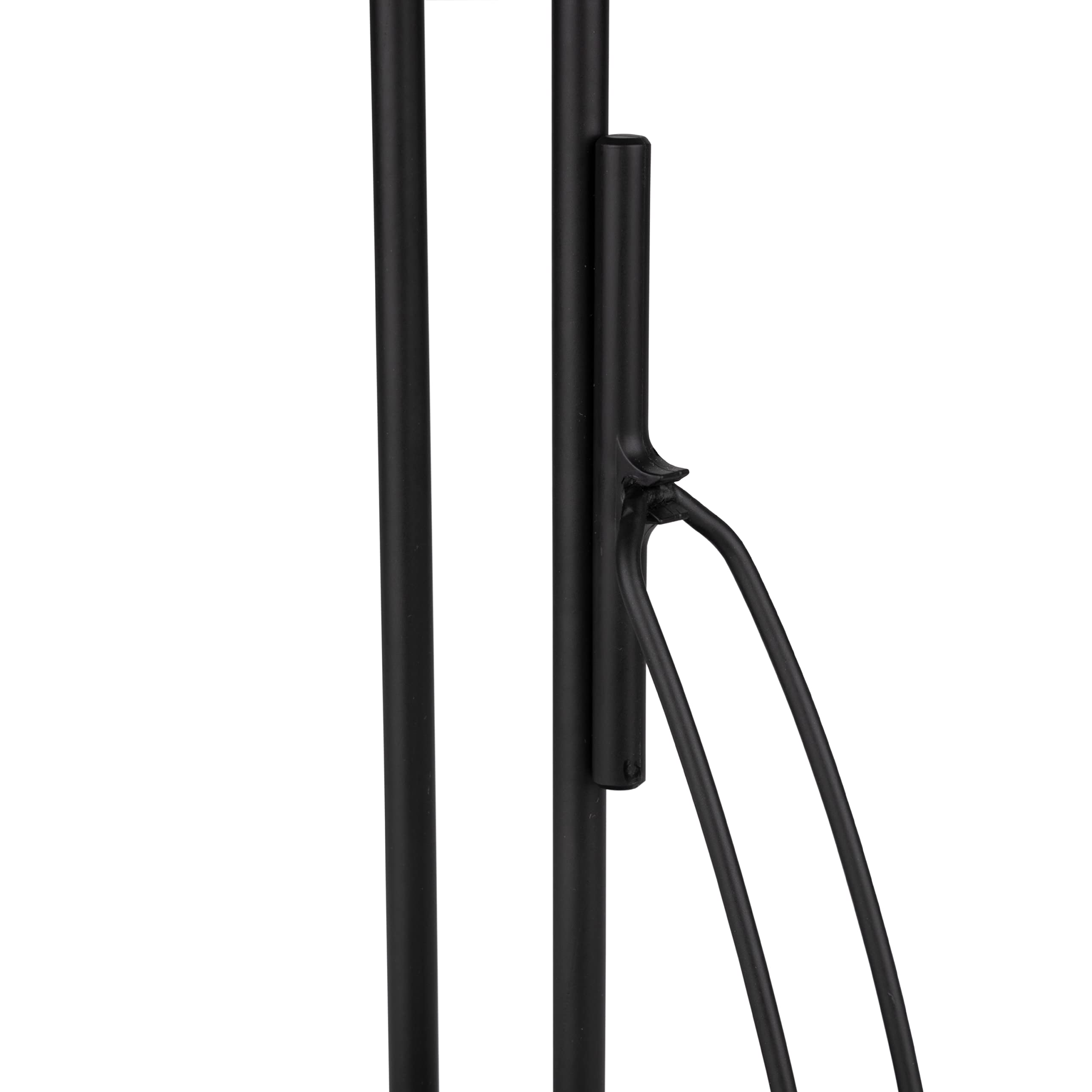 Spectrum Diversified Euro Tension Paper Towel Holder (Black) - Storage Organization for Kitchen Counter, Pantry, Laundry, Apartment, RV, and Bathroom