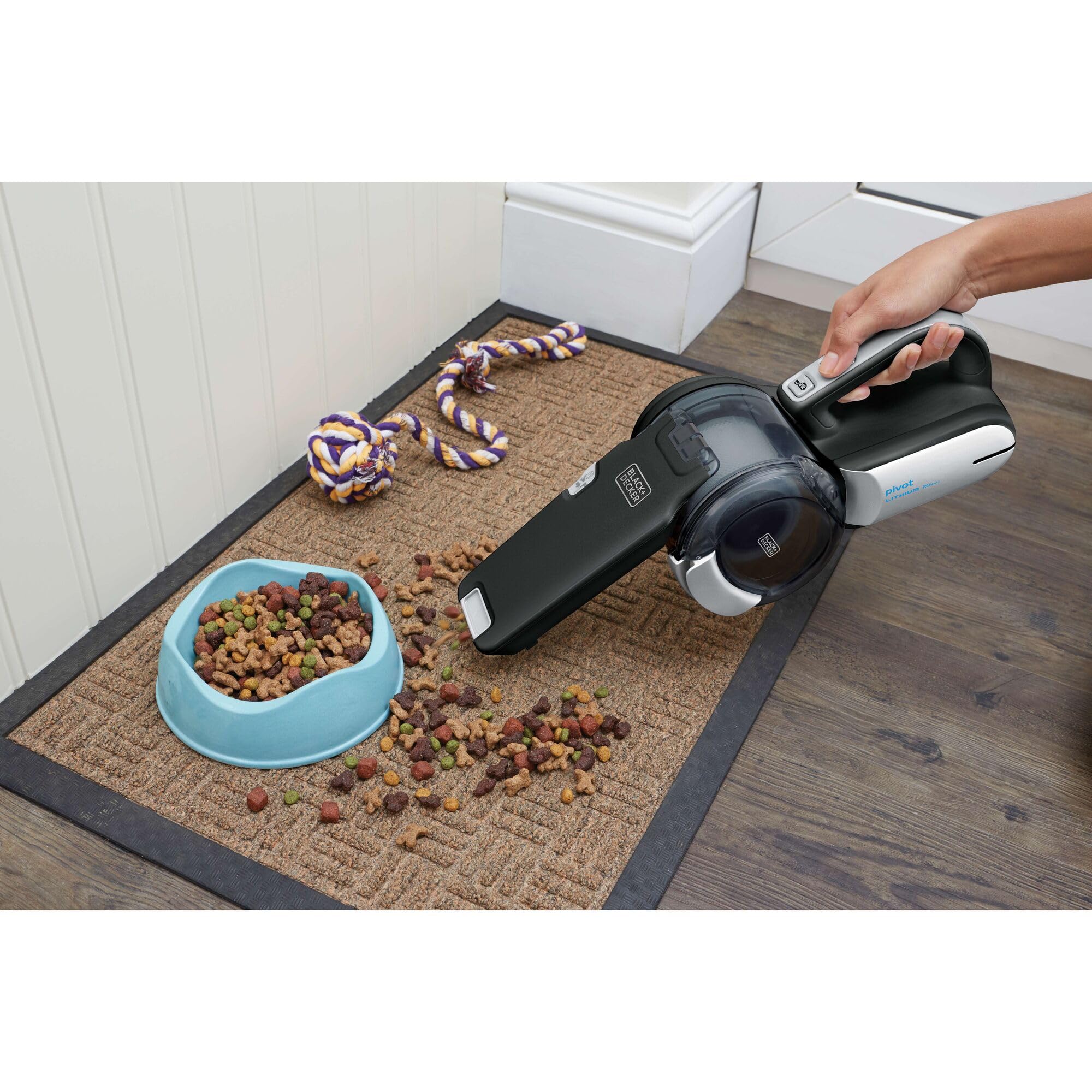 BLACK+DECKER 20V Max Handheld Vacuum, Cordless, Grey (BDH2000PL)