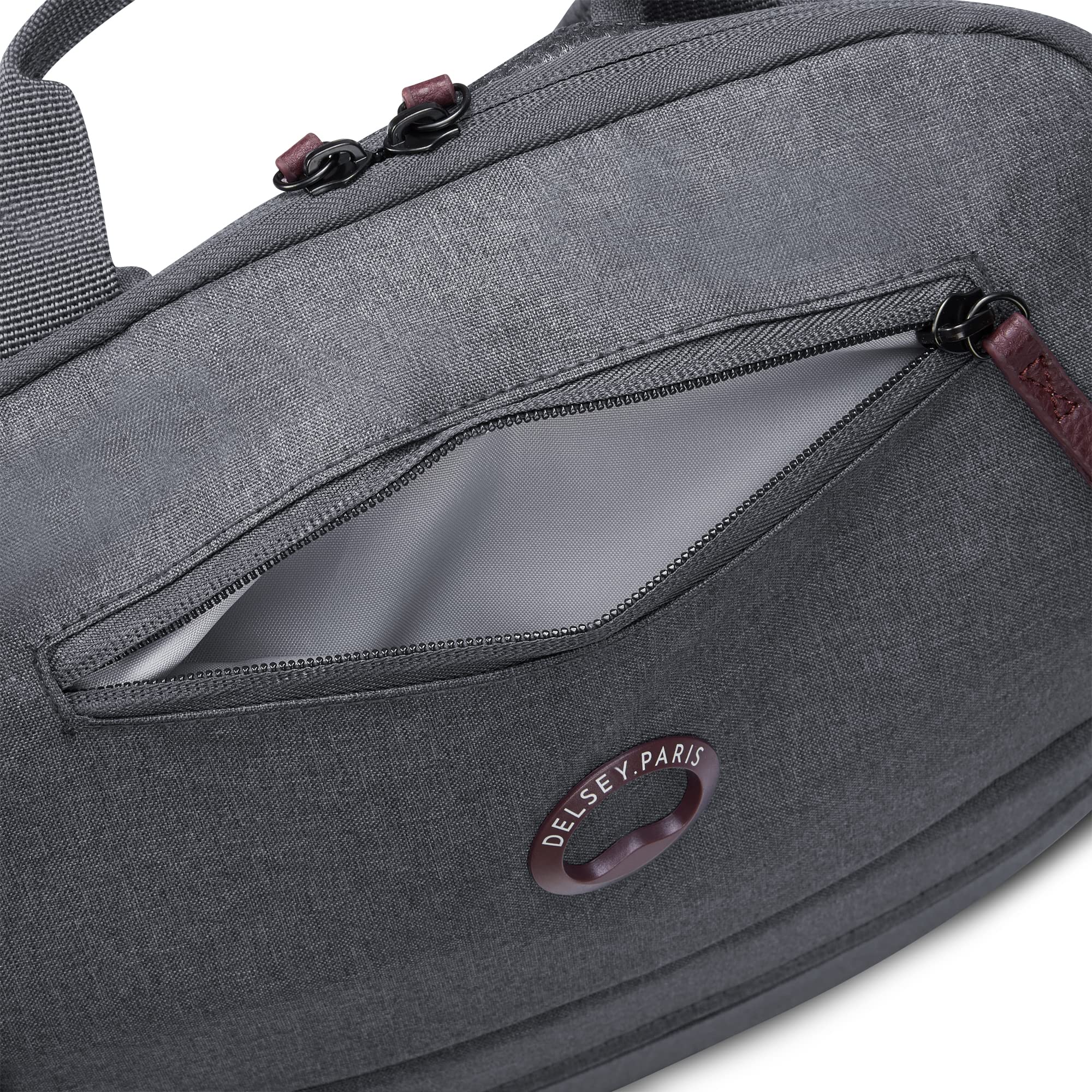 DELSEY Paris Maubert 2.0 Laptop Backpack, Anthracite, 15.6 Inch
