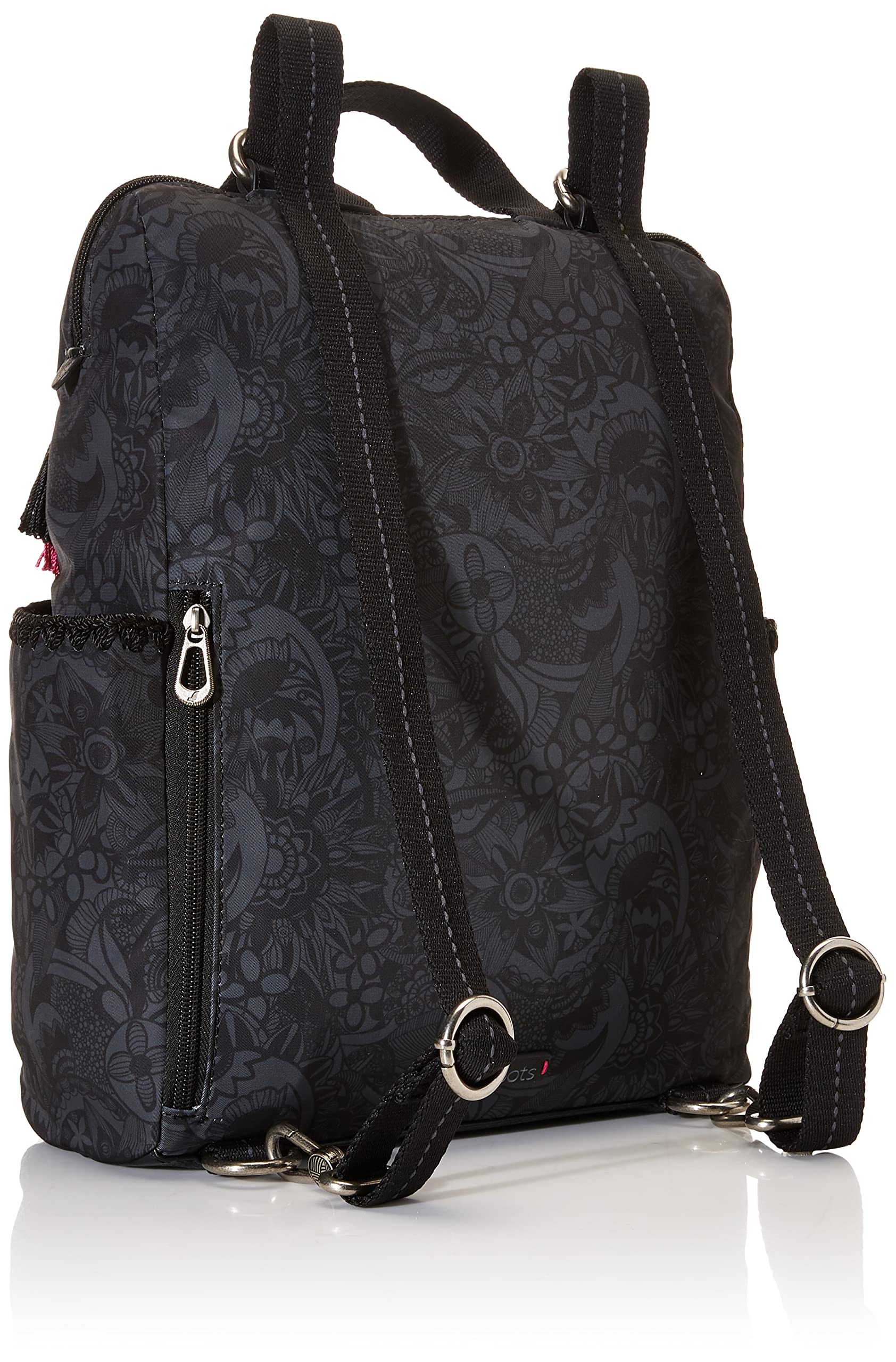 Sakroots Eco-Twill Loyola Convertible Backpack Black Spirit Desert One Size