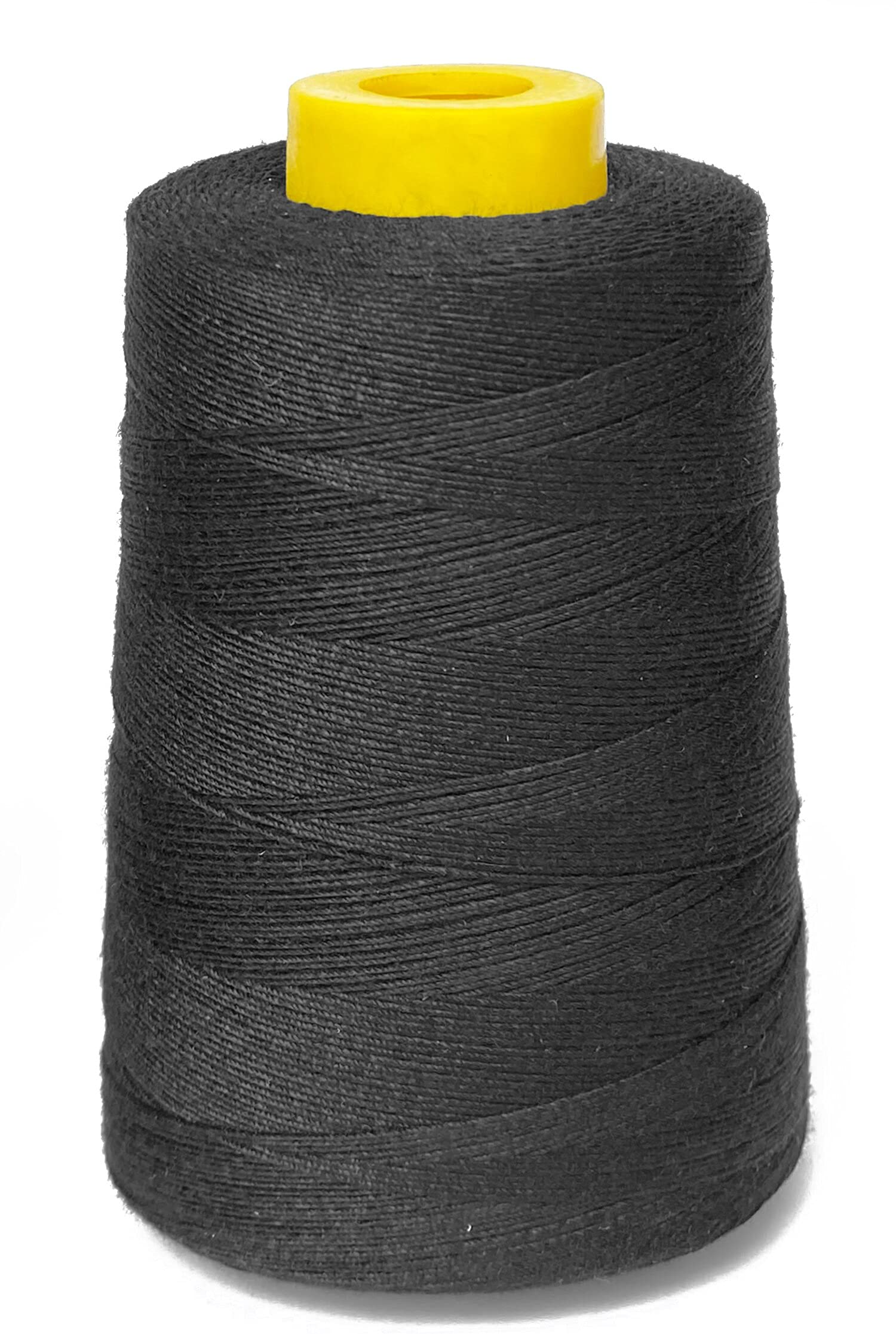 Young Hair Thick Human Hair Sewing Thread with 3pcs Curl Needles Wig Making Thread 1000 Yards (Black)