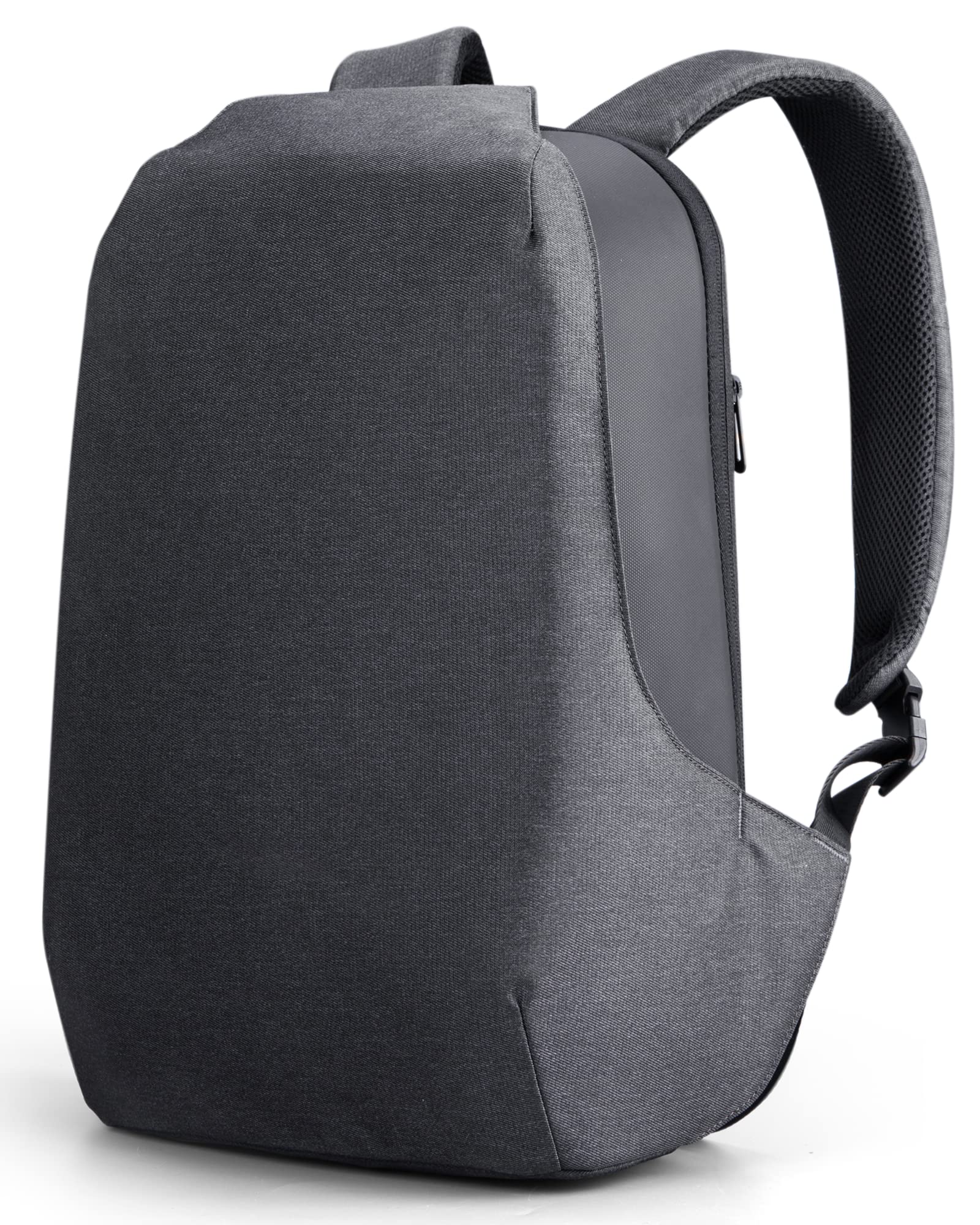 WINKING Laptop Backpack for Men Women - Laptop Backpack 15.6" Anti Theft Slim Business Backpack With USB Charging Port, Durable College School Backpack For Traveling, Hiking, Commuting, Black