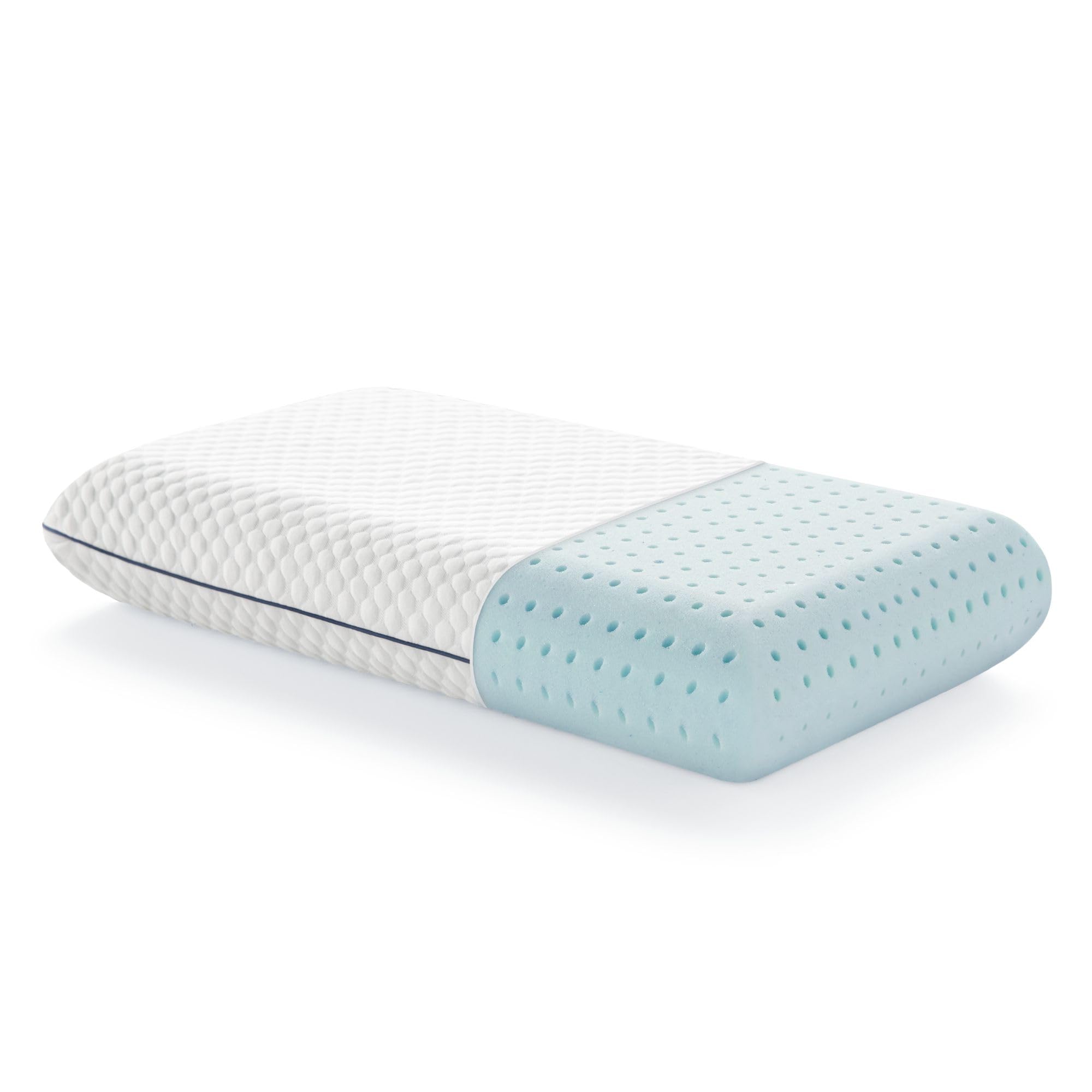 Weekender Gel Memory Foam Pillow – 1 Pack Standard Size – Ventilated - Washable Cover White