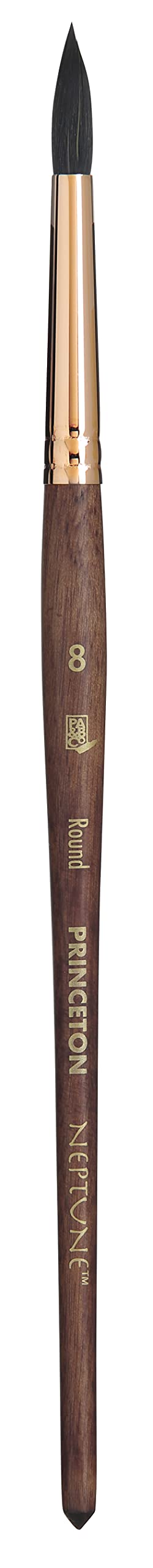 Princeton Artist Brush Neptune, Brushes for Watercolor Series 4750, Round Synthetic Squirrel, Size 8