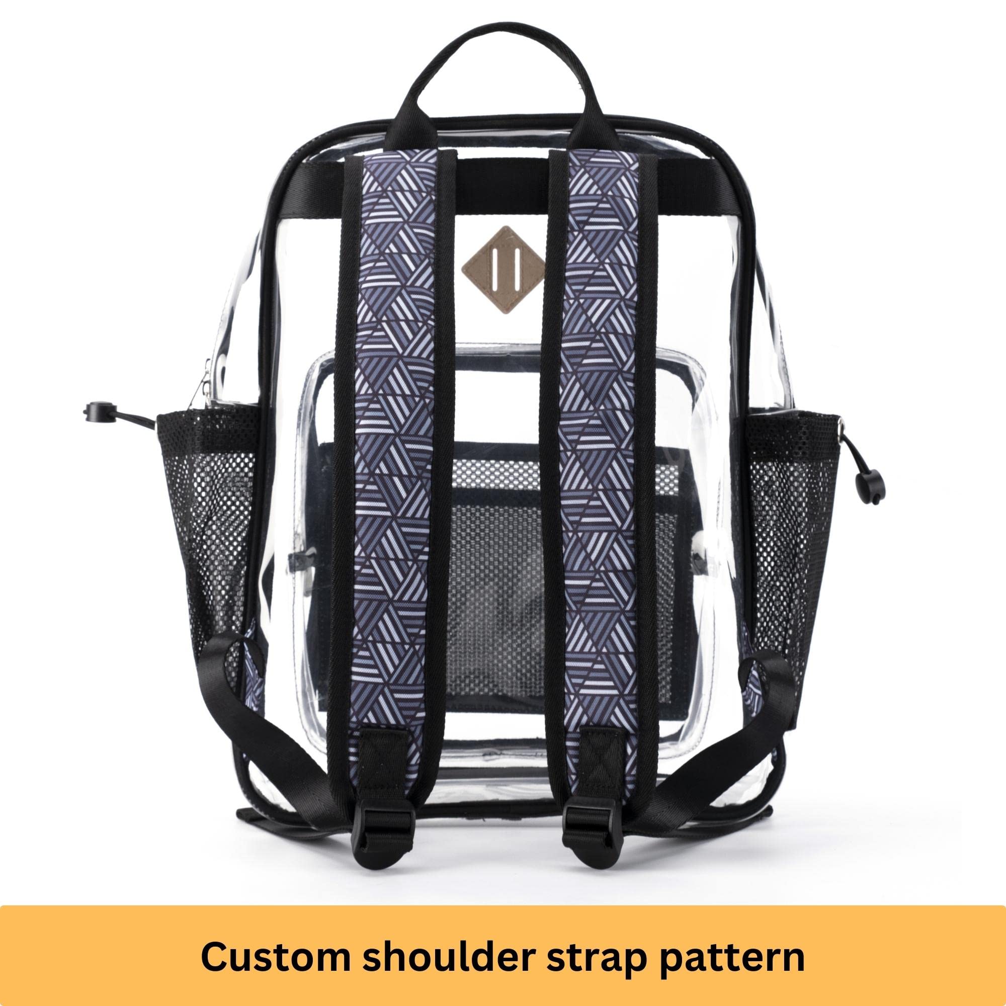 Extra Thick Clear Backpack, Transparent School Book Bag Boys and Girls, See Through Bags for for Adults, TPU Bookbags