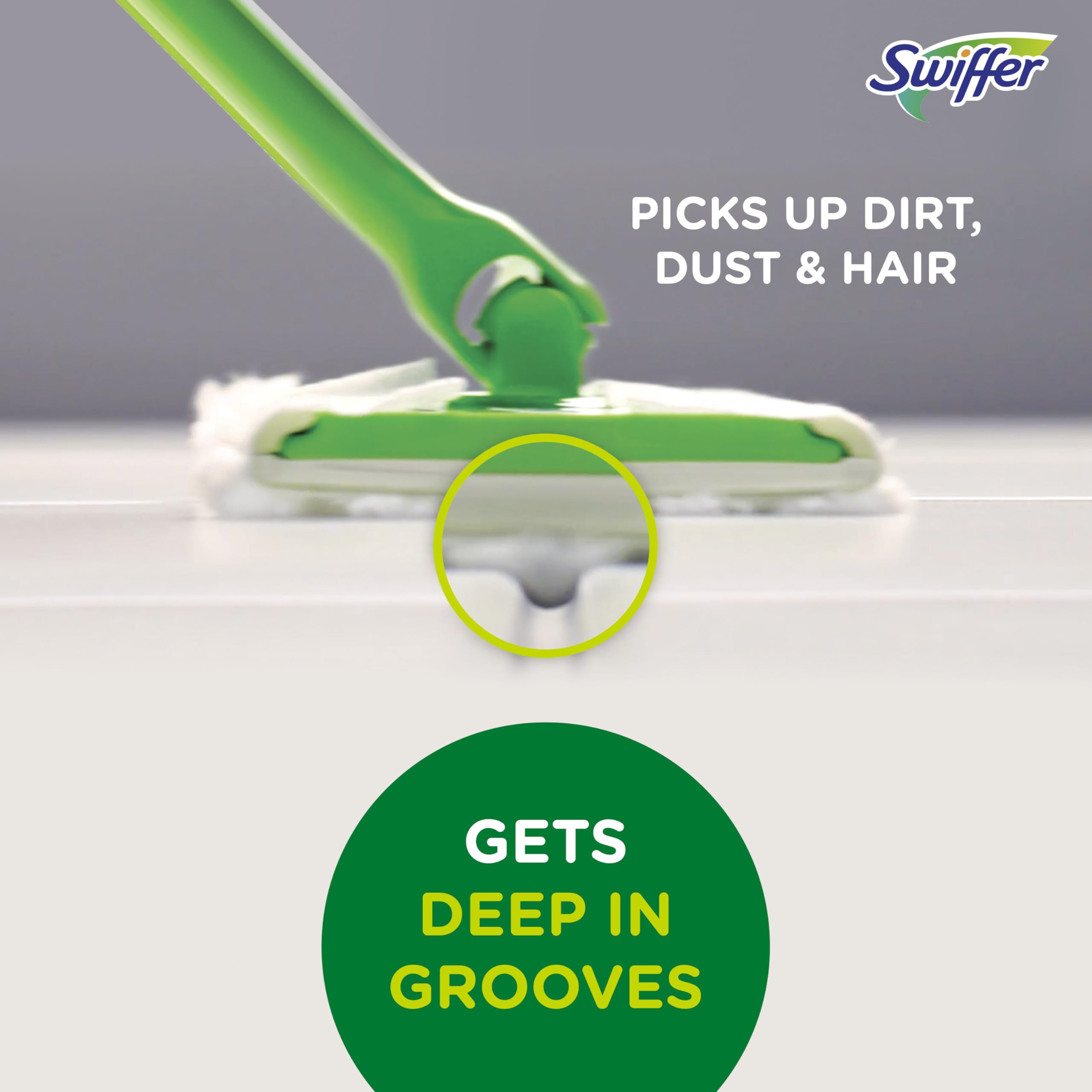 Swiffer Sweeper Pet, Heavy Duty Dry Sweeping Cloth Refills with Febreze Odor Defense, 32 Count