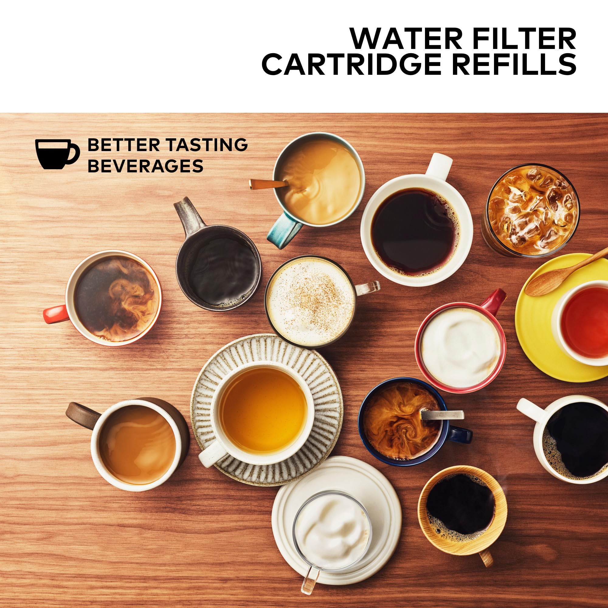 Keurig Water Filter Refill Cartridges, Replacement Water Filter Cartridges, Compatible with 2.0 K-Cup Pod Coffee Makers, 6 Count (Packaging May Vary)