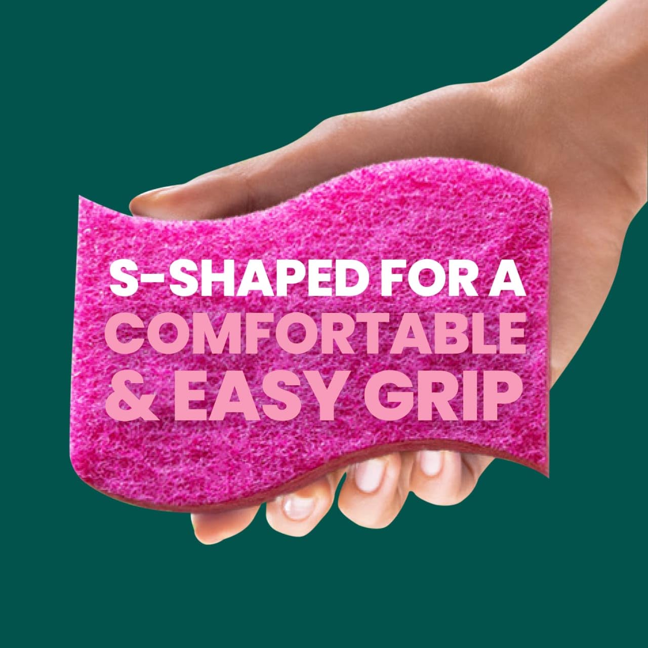 Scotch-Brite Brite Delicate Care Scrub Sponge 3/Pkg, 3 Count (Pack of 1)