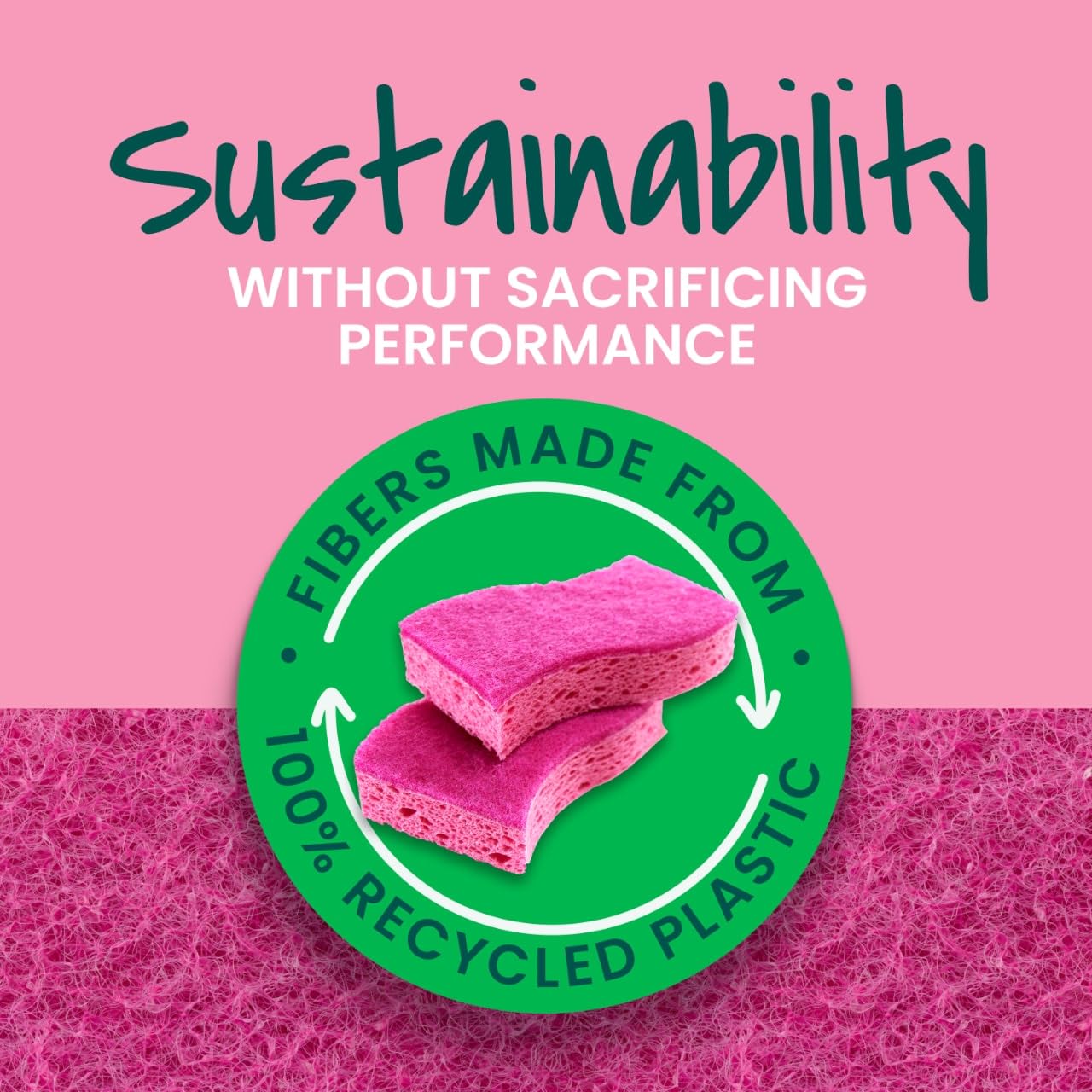 Scotch-Brite Brite Delicate Care Scrub Sponge 3/Pkg, 3 Count (Pack of 1)