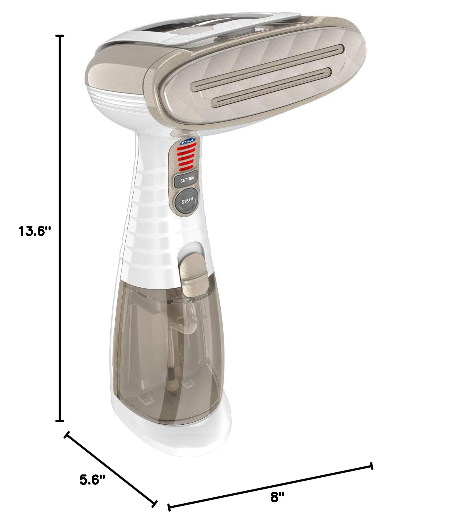 Conair Handheld Garment Steamer for Clothes, Turbo ExtremeSteam 1875W, Portable Handheld Design, Strong Penetrating Steam
