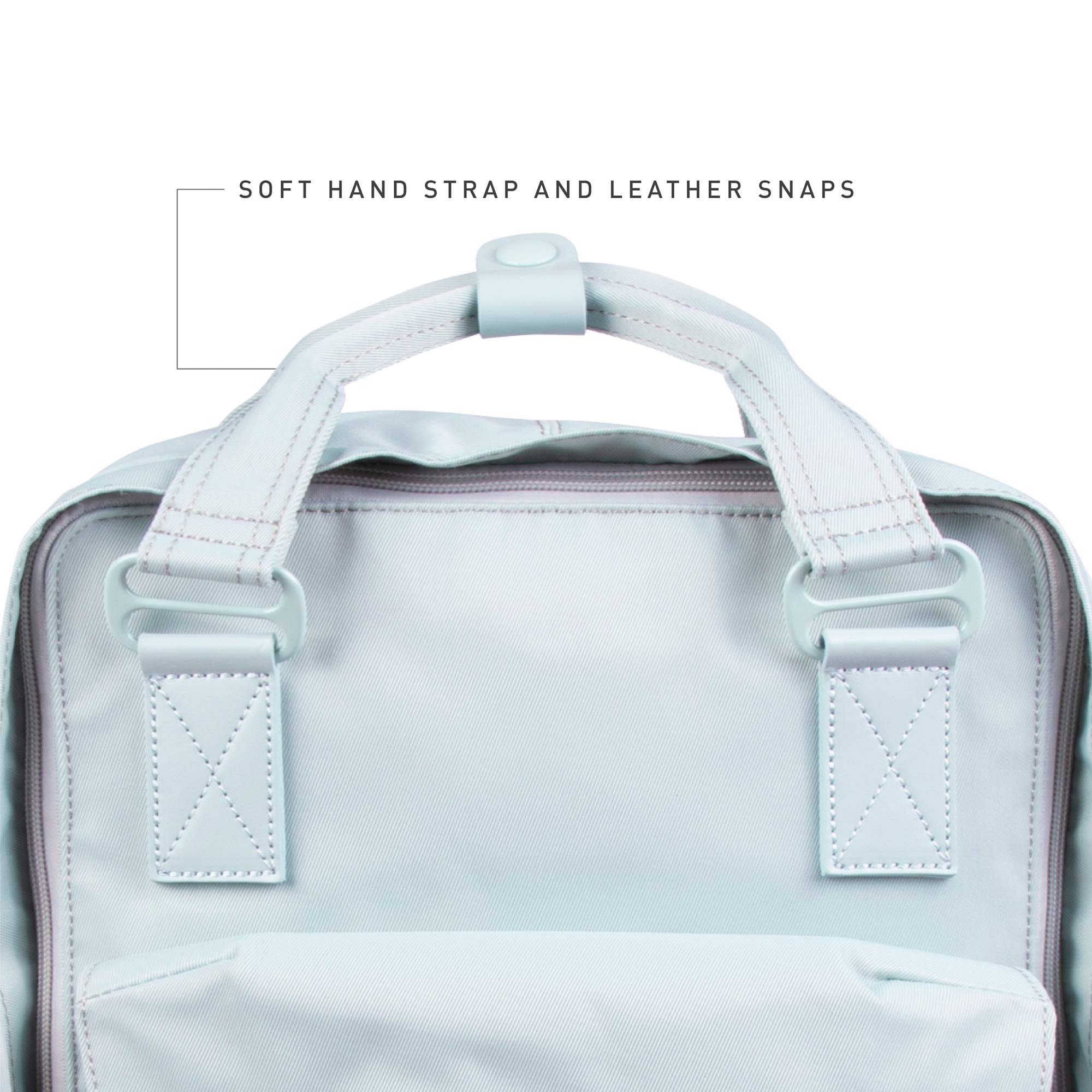 Doughnut Macaroon Nature Pale Series 16L Travel School Ladies College Girls Lightweight Commuter Casual Daypacks Bag Backpack (Raindrop)