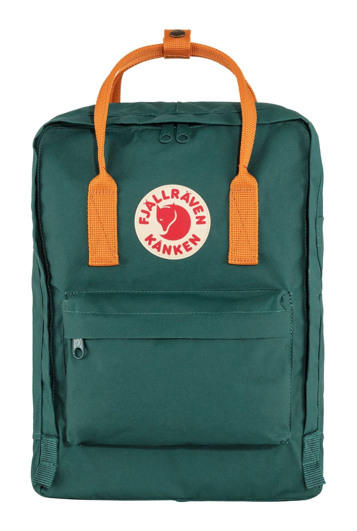 Fjallraven Women's Kanken Backpack, Arctic Green/Spicy Orange, One Size