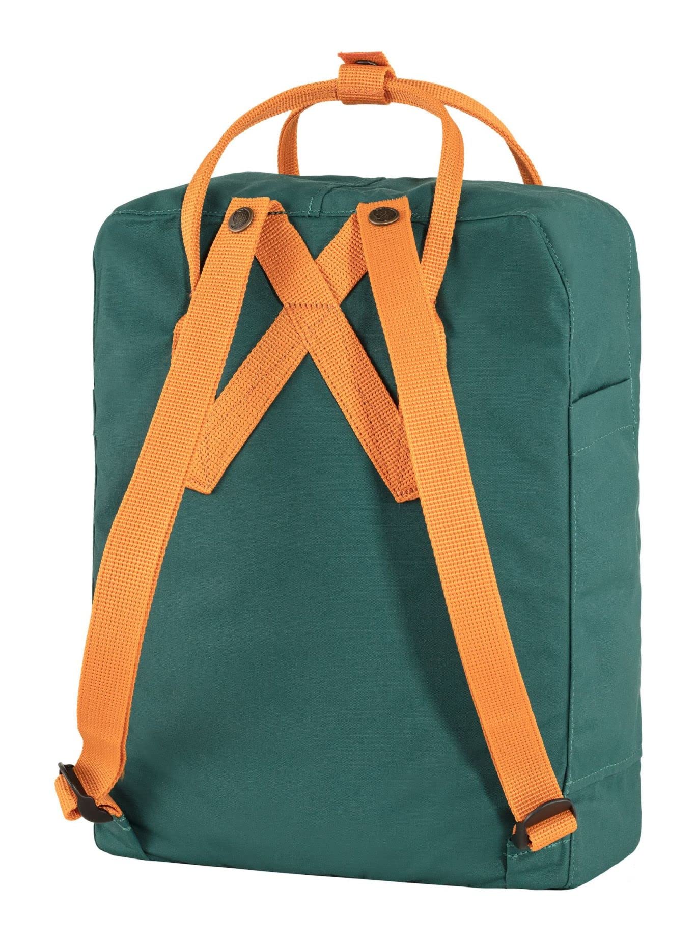 Fjallraven Women's Kanken Backpack, Arctic Green/Spicy Orange, One Size
