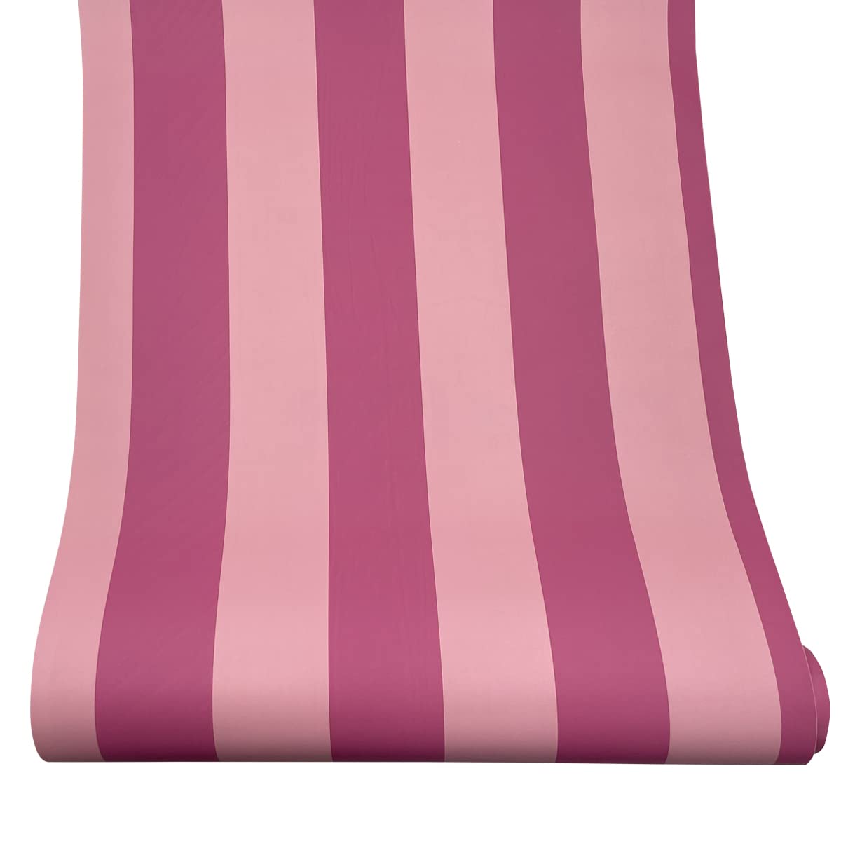 SimpleLife4U Pink Stripes Shelf Liner Peel & Stick Furniture Paper Cover School Classroom Storage Boxes 17.8 Inch by 9.8 Feet