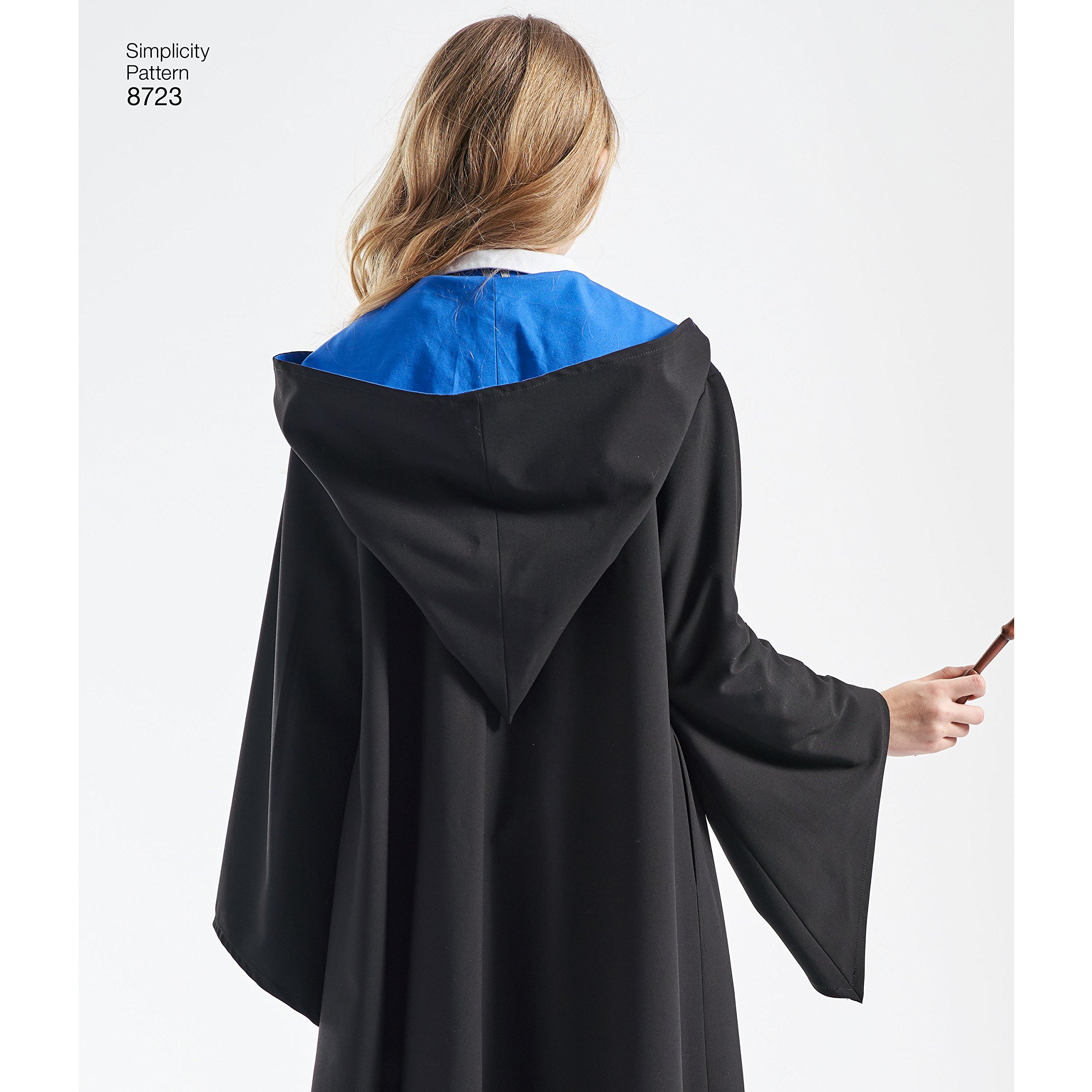 Simplicity 8723 Harry Potter Cosplay and Halloween Costume Sewing Pattern, Kids Teens and Adult Sizes XS-XL