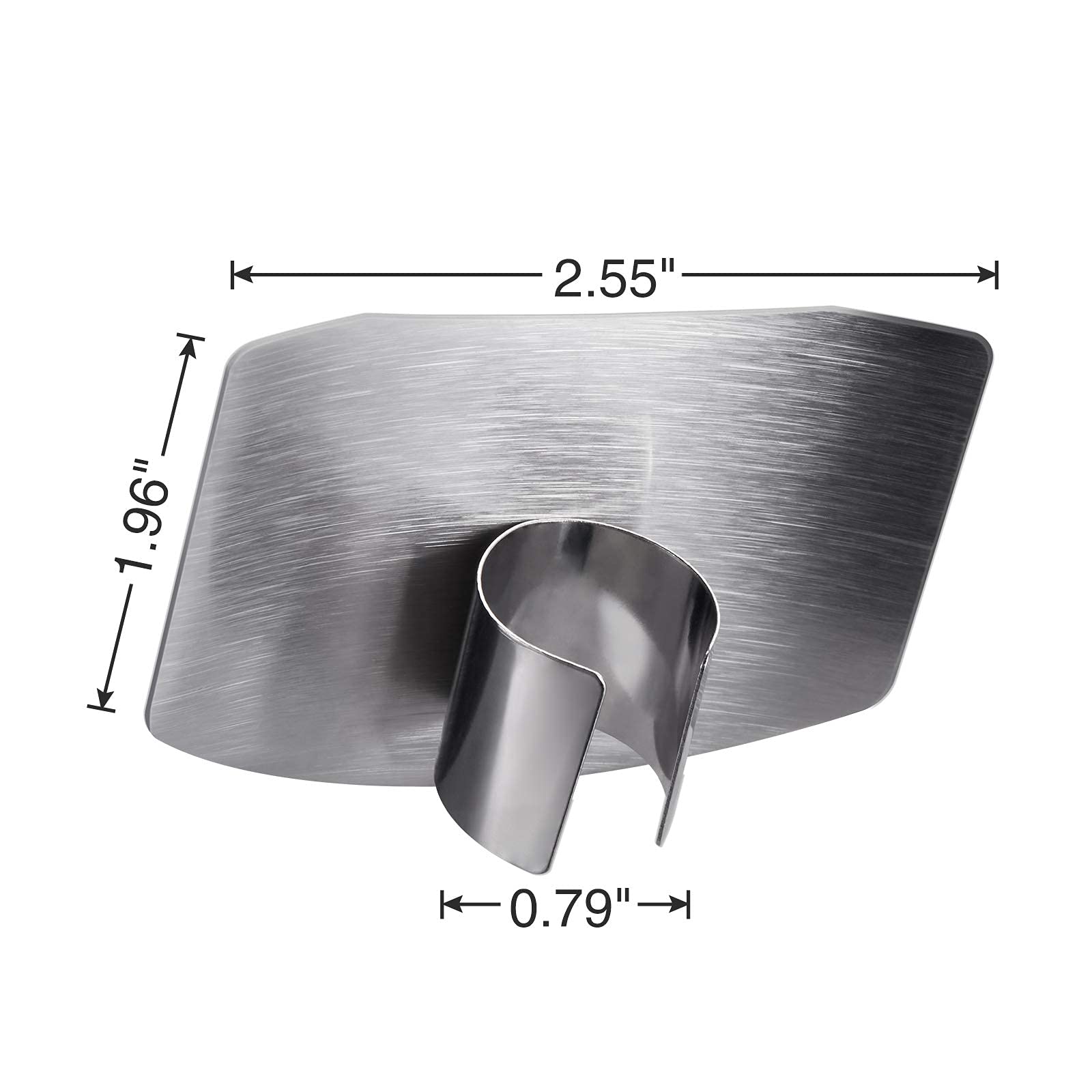 Akkya Finger Guards for Cutting Stainless Steel Finger Protector for Knife Cutting Kitchen Tool Finger Guard for Food Chopping Cutting Avoid Hurting 4 Pack