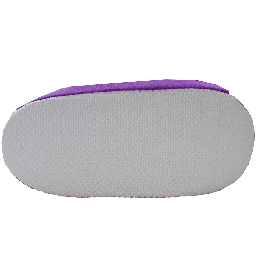 Stompeez Bunny Slippers With Personality! Purple / Pink, Large Size 2.5-6