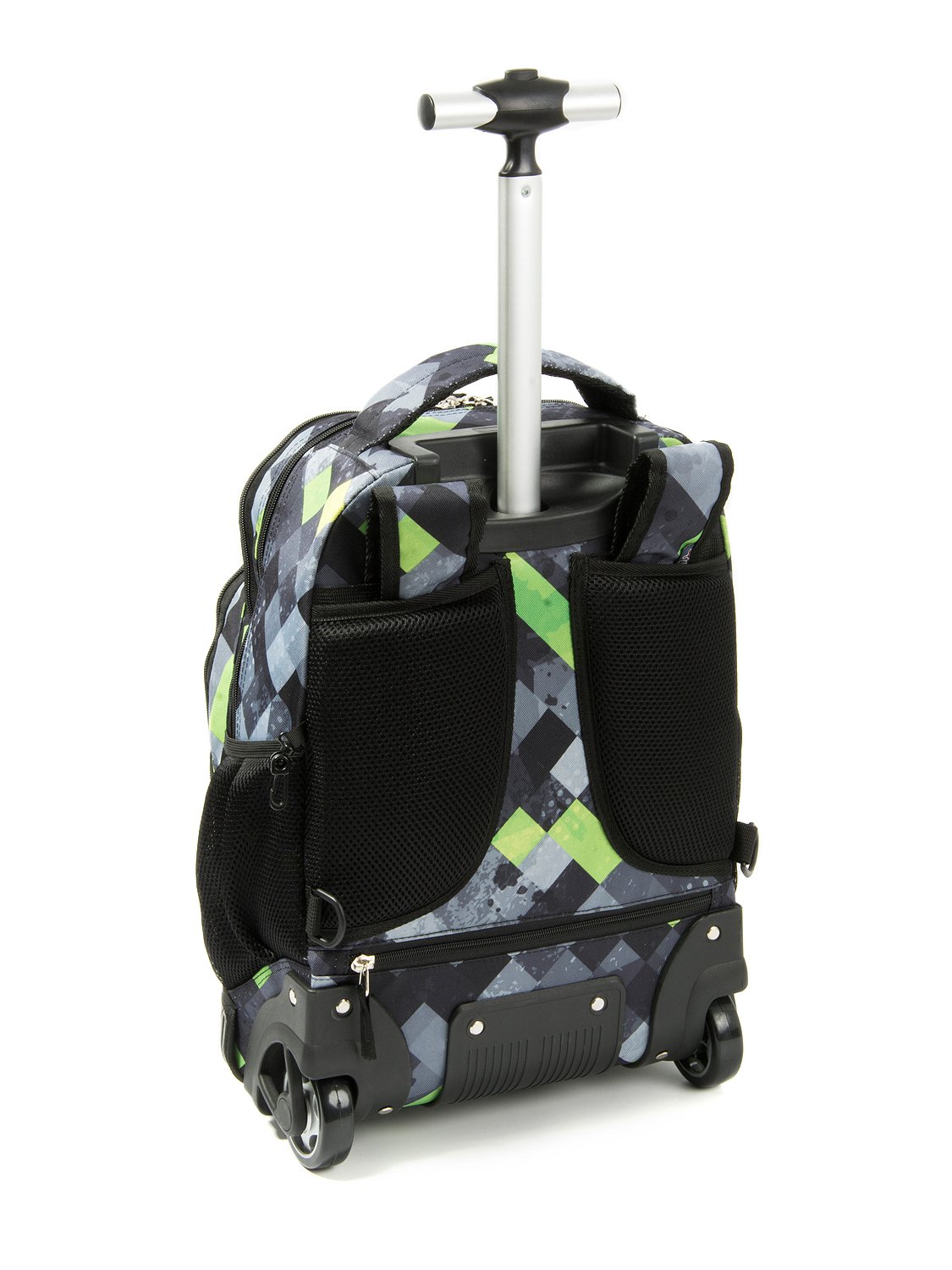 Tilami Rolling Backpack Armor Luggage School Travel Book Laptop 18 Inch Multifunction Wheeled Backpack for Kids and Students
