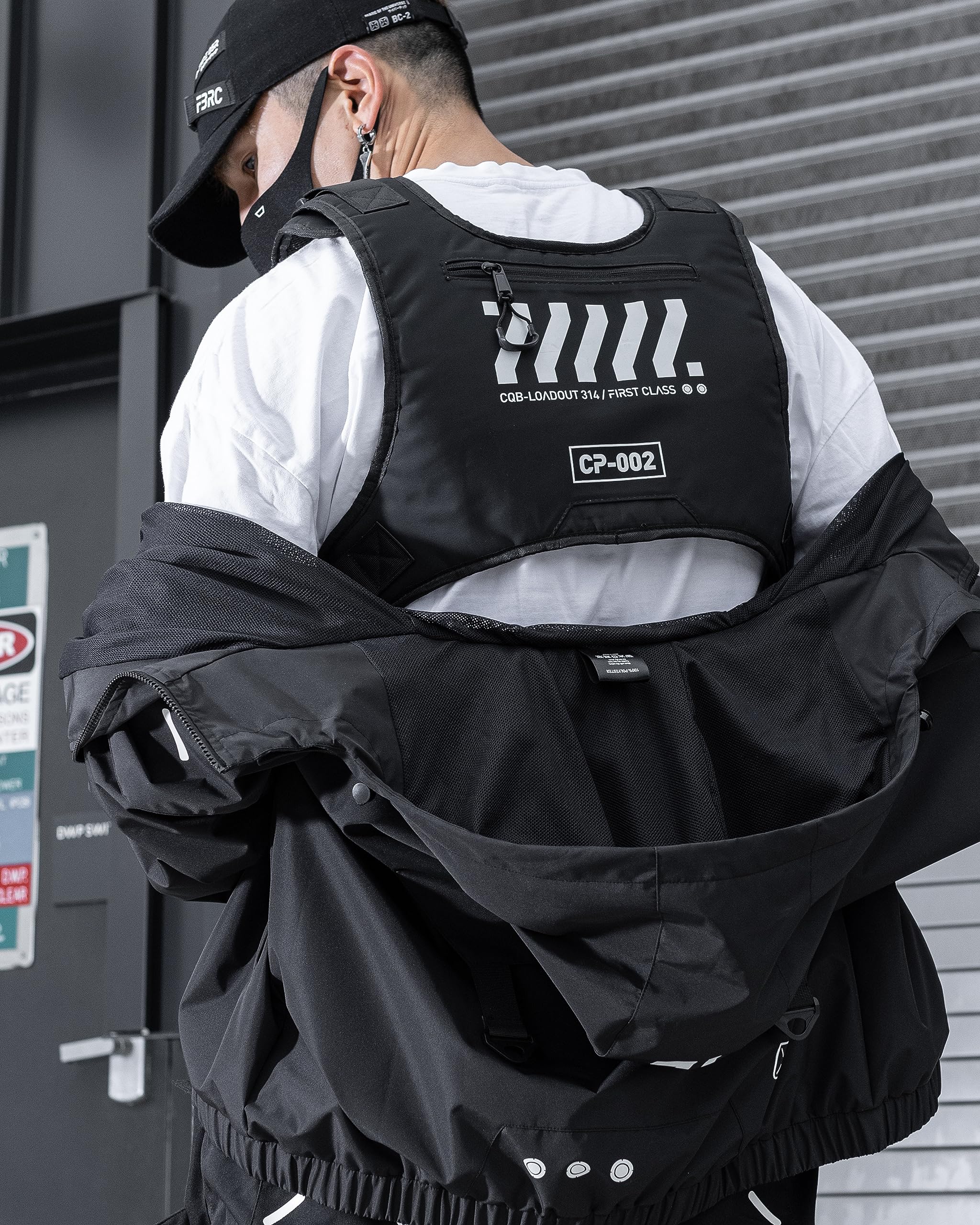 Fabric of the Universe Techwear Fashion Utility Chest Rig Backpack (CP-001 Chest Bag)