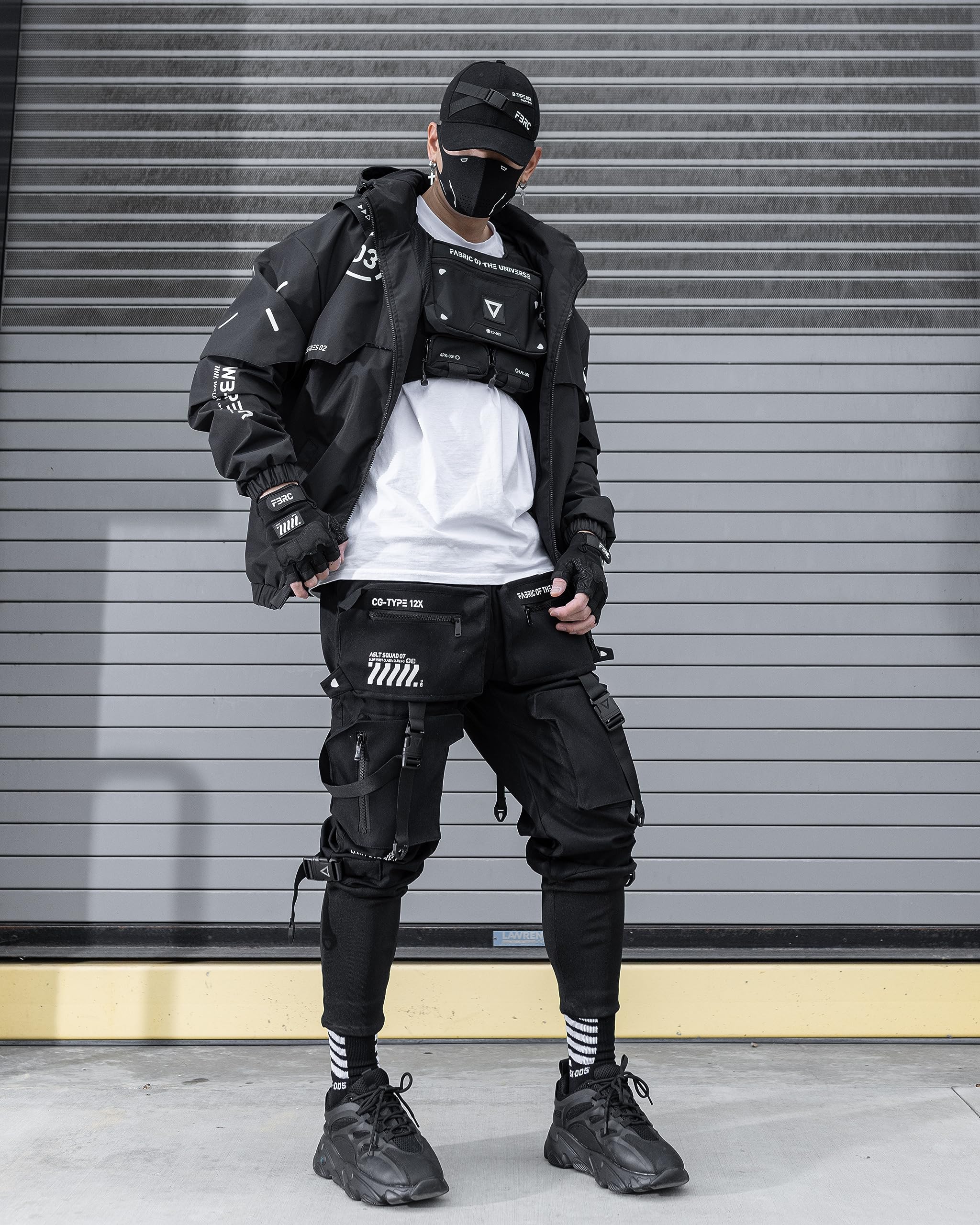 Fabric of the Universe Techwear Fashion Utility Chest Rig Backpack (CP-001 Chest Bag)