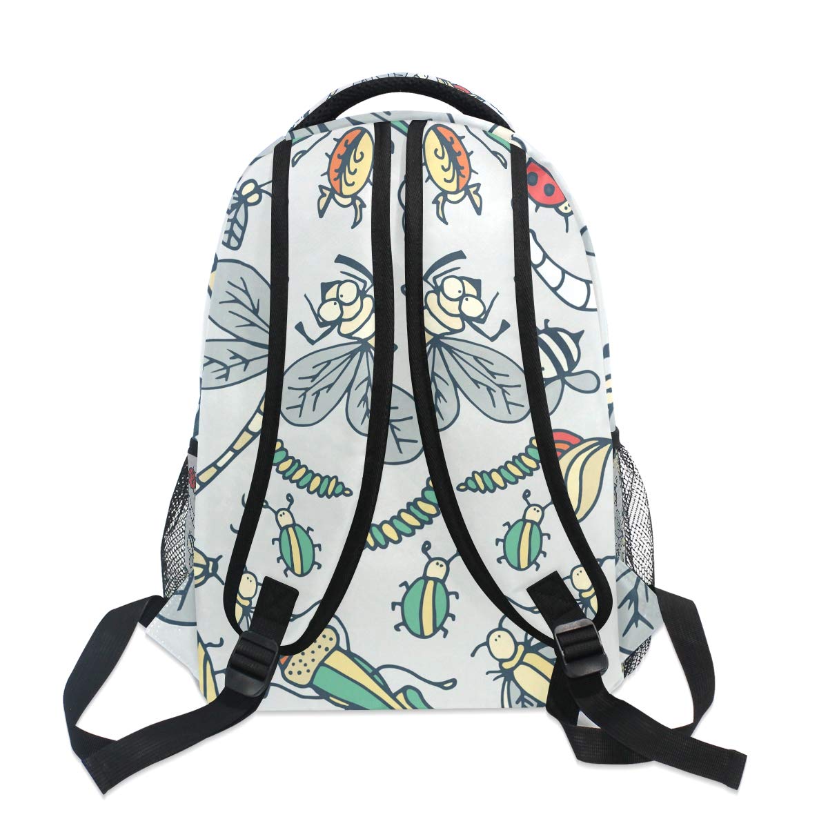 School College Backpack Rucksack Travel Bookbag Outdoor Animals (Insect Summer)