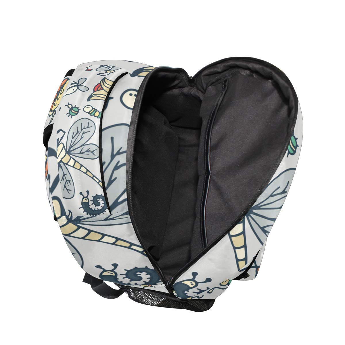 School College Backpack Rucksack Travel Bookbag Outdoor Animals (Insect Summer)