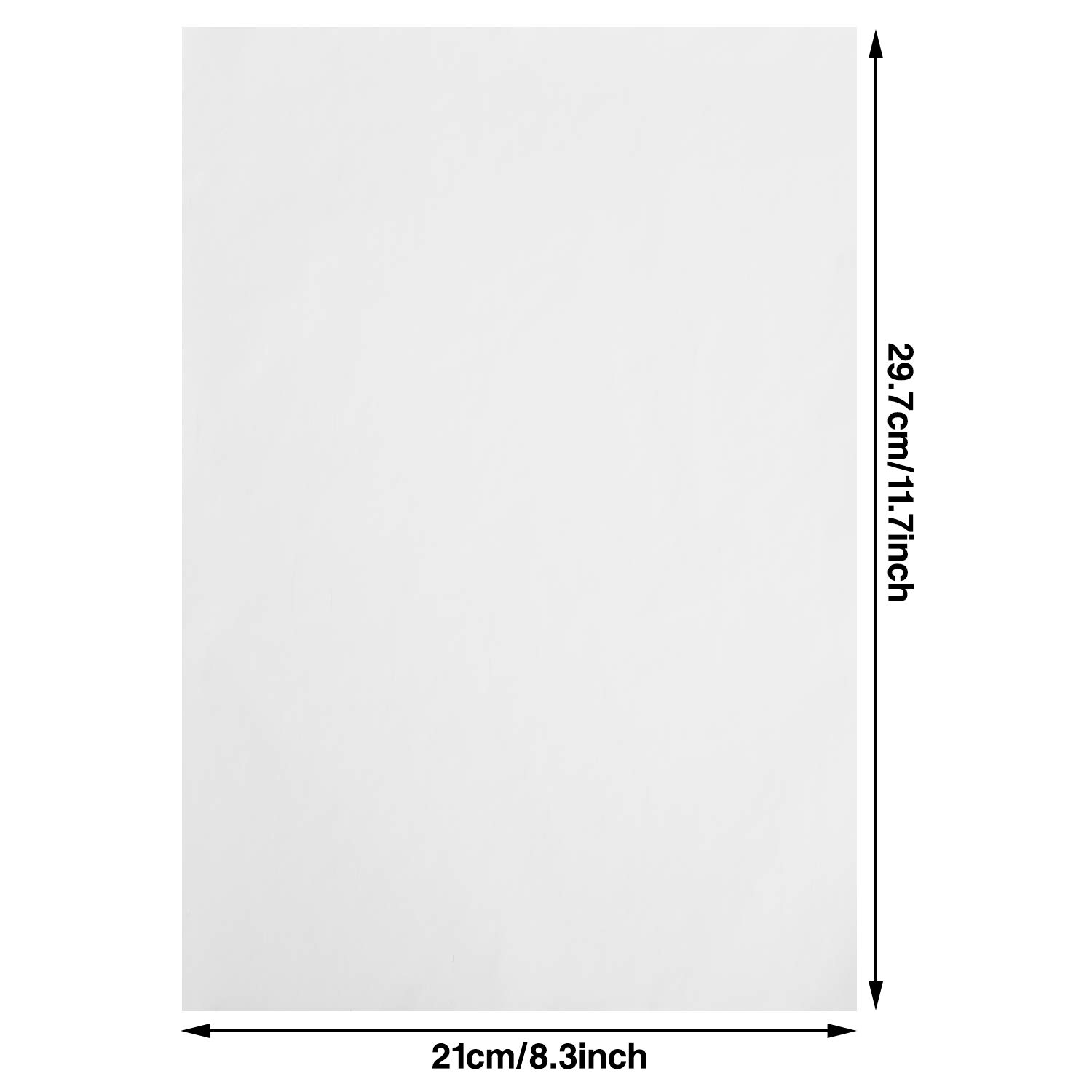 Outus White Carbon Transfer Paper 11.7 x 8.3 Inch Tracing Paper Carbon Graphite Copy Paper with Embossing Stylus Tracing Stylus Dotting Tools for Cloth Fabric Paper Wood (105 Pieces)