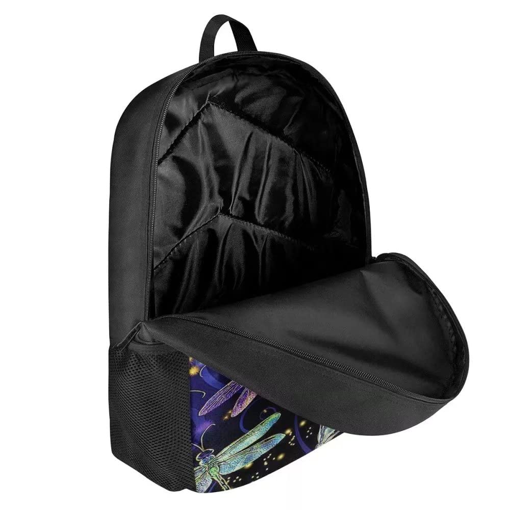 Cute Dragonfly Print Pretty Funny Cute Travel Backpacks Rucksack Casual Backpack Daypack For Men Women