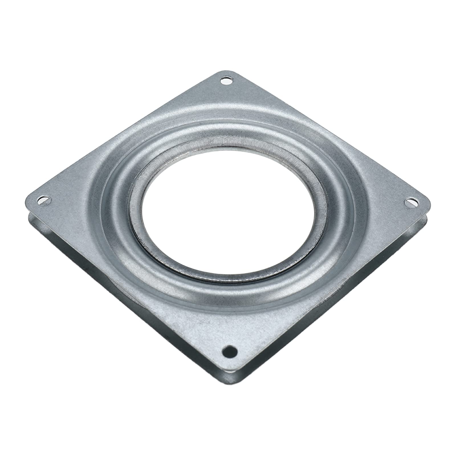 Erfo 16Pack Lazy Susan Turntable Bearings Hardware, 4 Inch Square Swivel Plate, 5/16-Inch Thick Rotating Plate Replacement Parts for DIY Lazy Susan Project Kitchen Storage Rack Serving Trays