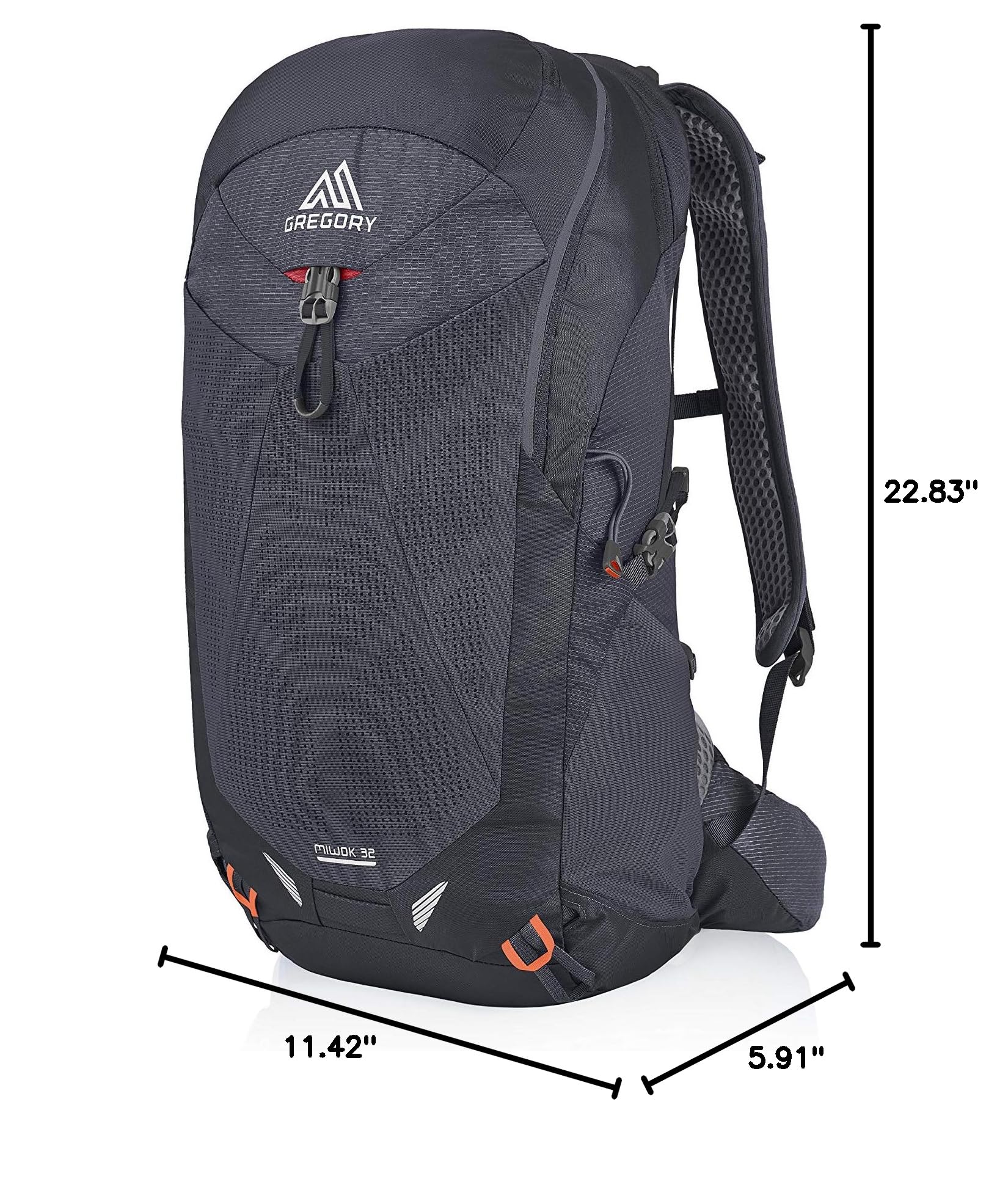 Gregory Mountain Products Miwok 32 Hiking Backpack , Flame Black