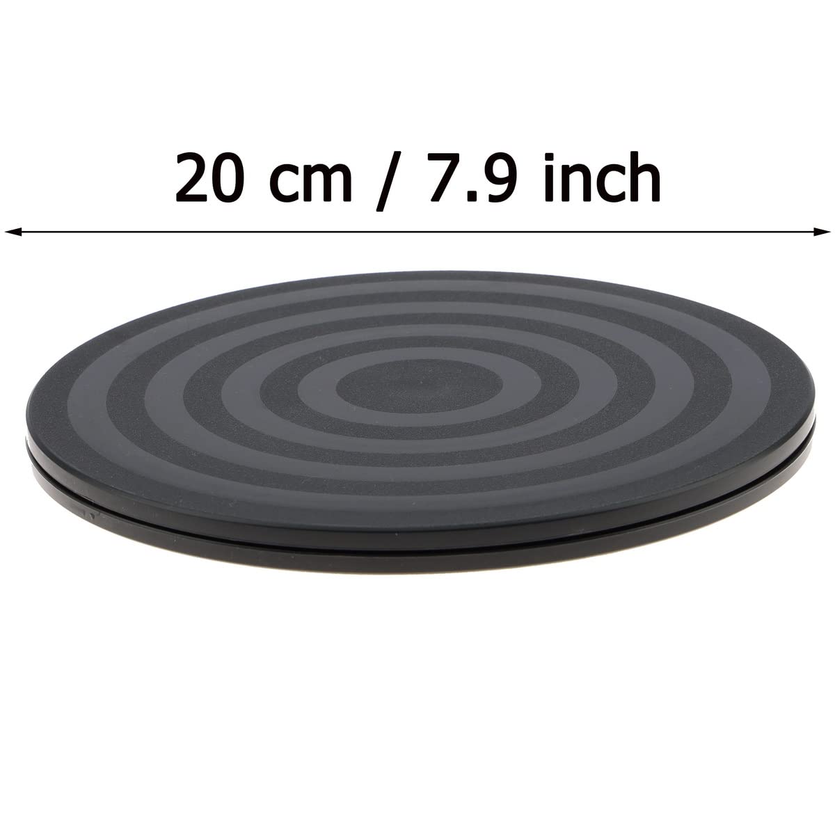 Meiwlong 3.15 Inch Lazy Susan Rotating Heavy Stand Swivel Turntable for Organizer Bins Potted Plants Spice Cabinets Crafts Table Lamps Model Base Window Display