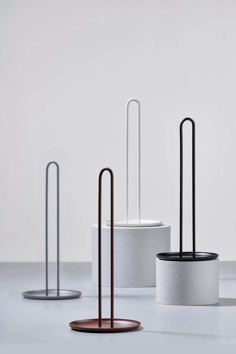 ZONE DENMARK, Singles Paper Towel Holder, Countertop, Modern Design, Black, 1 Count