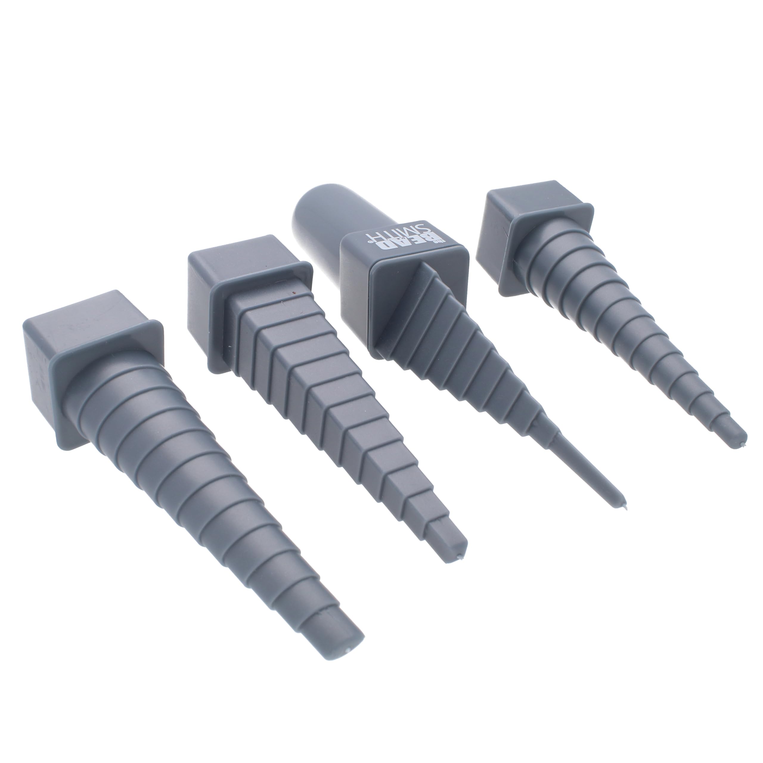The Beadsmith Mandrel 4X, Wire Wrapping Set, 4 Different Shapes, Oval, Square, Round and Triangle, Plus Interchangeable Handle, Metal Jewelry Forming and Shaping Tool