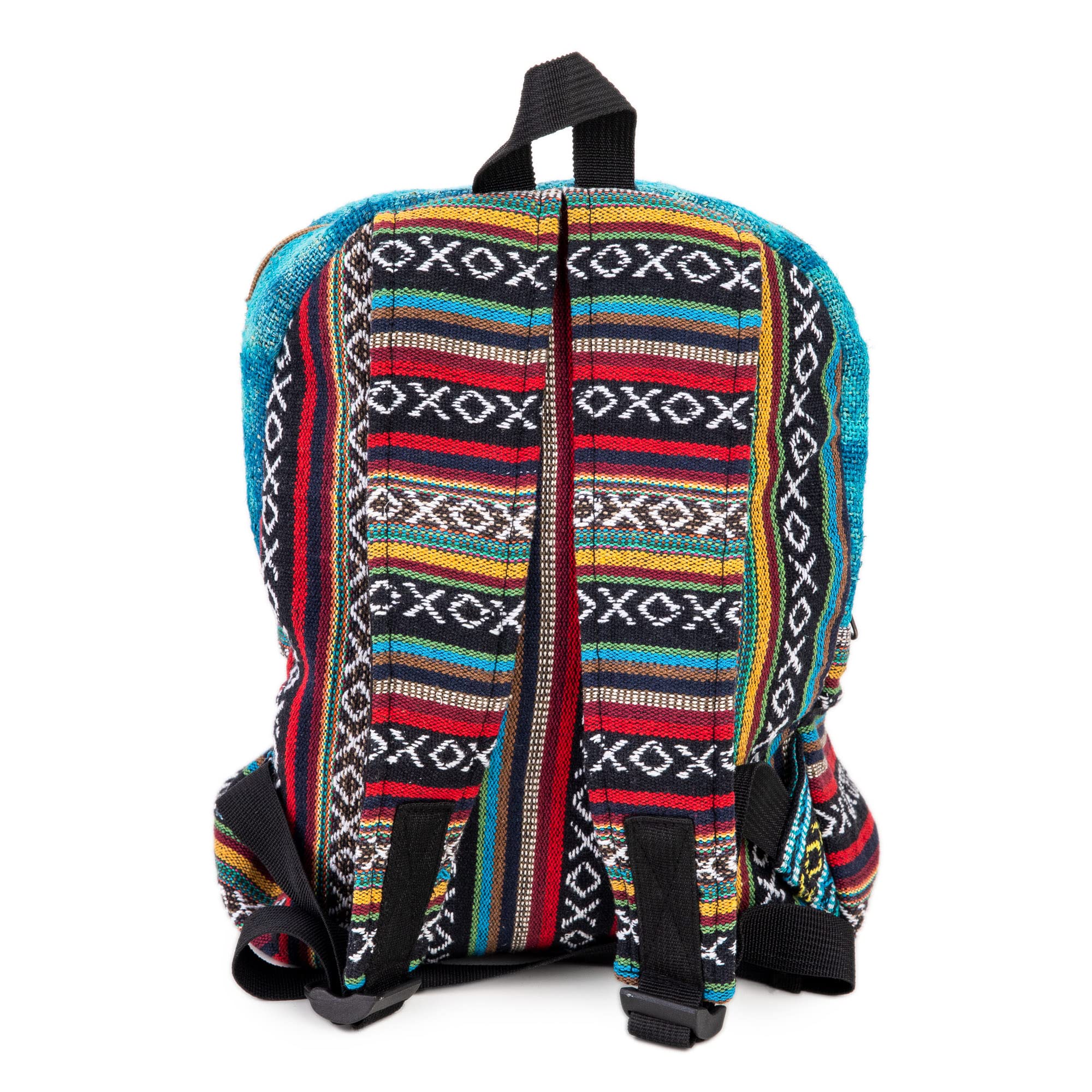 Freakmandu Collections Mushroom Hemp Backpack Bag - Eco Friendly Unique Unisex Rustic Durable