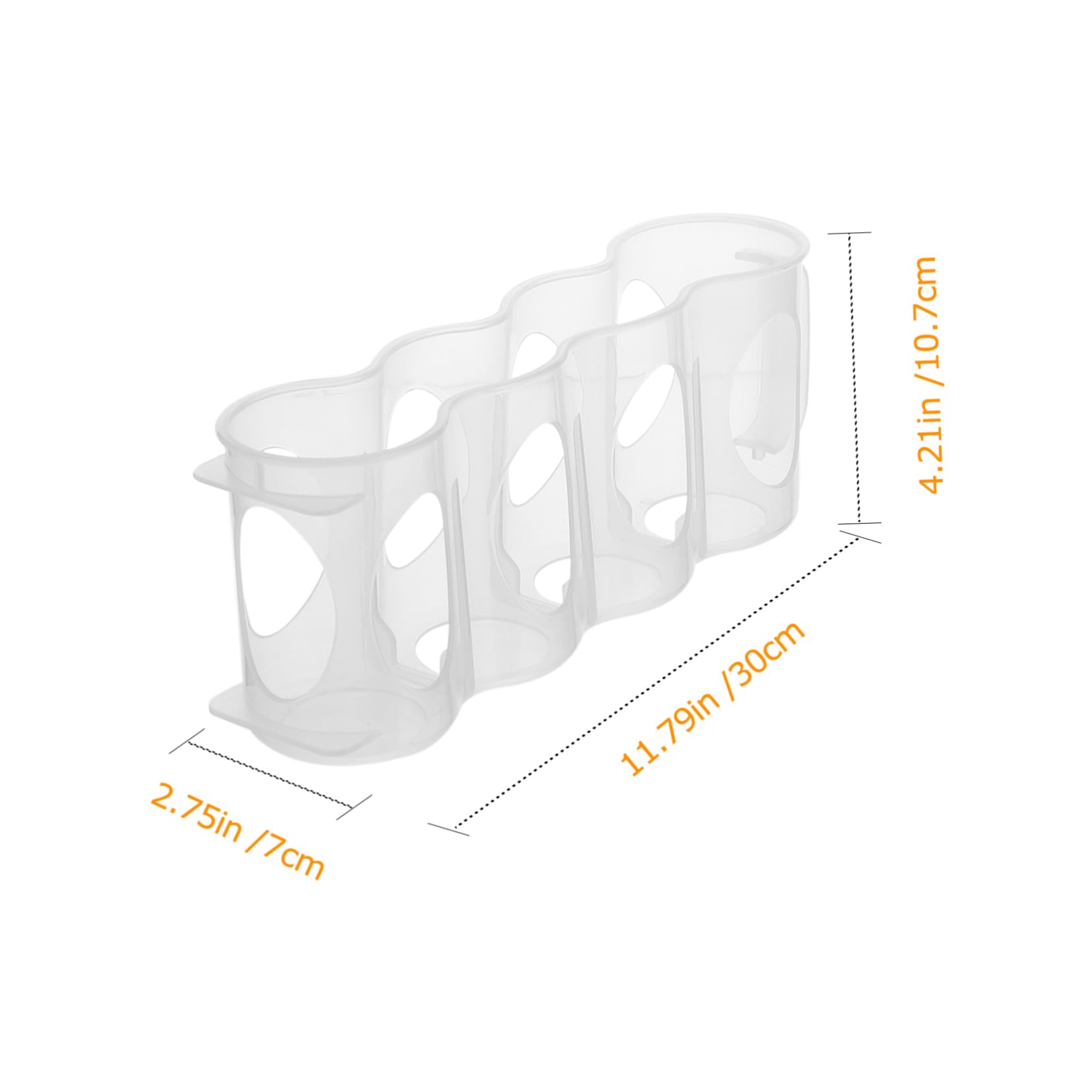 Hemoton 2pcs Refrigerator Organizer Bins Drink Holder Storage Bin Portable Pop Soda Can Dispenser Beverage Holder for Fridge Storage Sliding Freezer Kitchen Countertops Cabinets