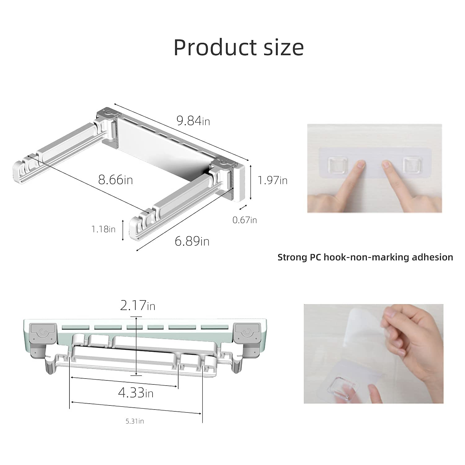 GNIDVSDLF Garbage Bag Holder/ Trash Can for Shopping Bag Plastic Bag Holder Home Garbage Can Storage Bucket Folding Wall-Mounted for Kitchen Bathroom Counter Toilet RV