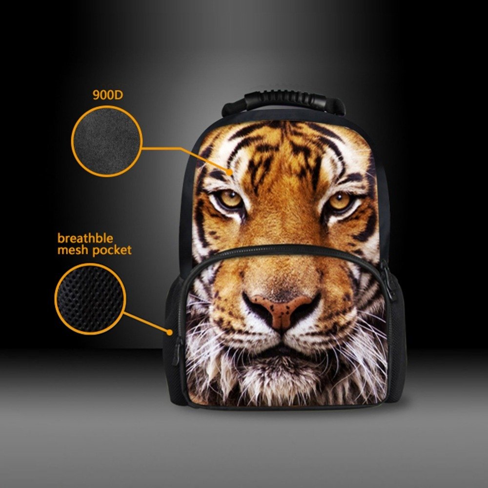 Animal School Bag,School College Backpack,Teenagers Casual Daypack,17 Inch Laptop Backpack for Men (Monkey)