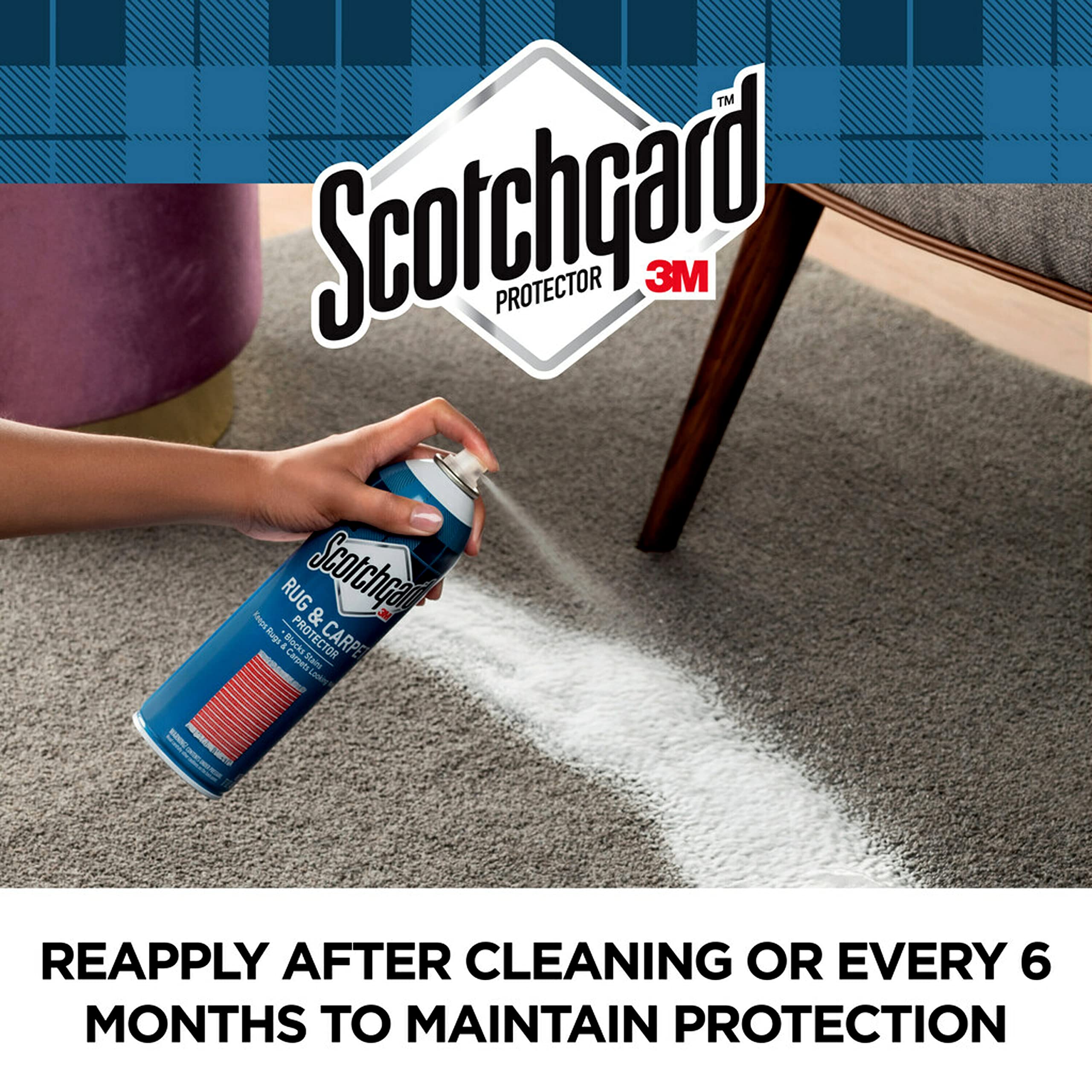 Scotchgard Rug & Carpet Protector, 17 Ounces, Blocks Stains, Makes Cleanup Easier