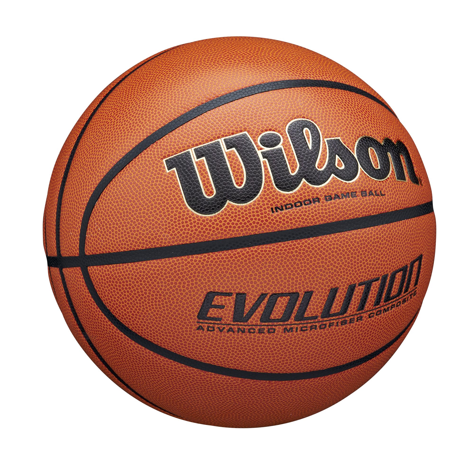 WILSON Evolution Game Basketball - Game Ball, Size 7 - 29.5"