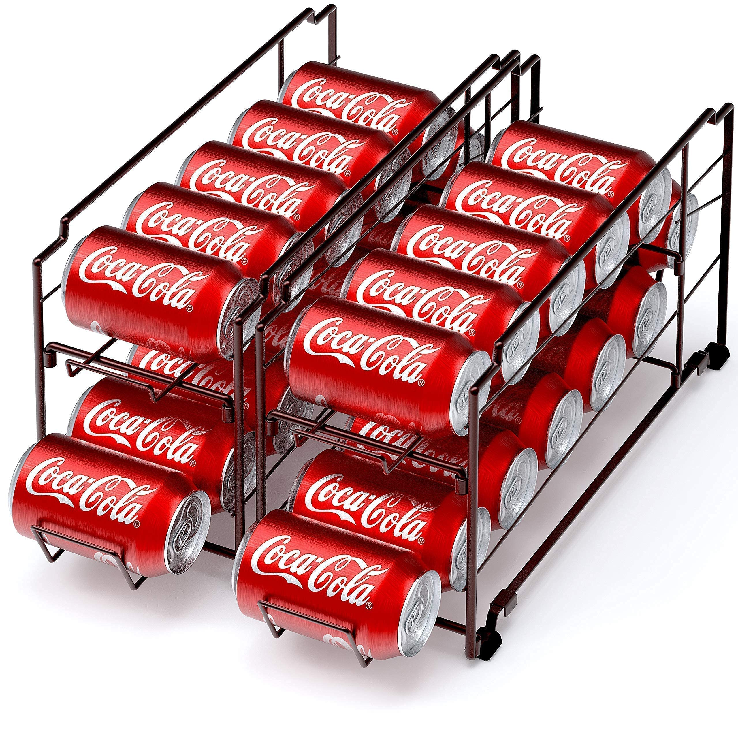 Simple Houseware Stackable Can Rack + Soda Can Dispenser