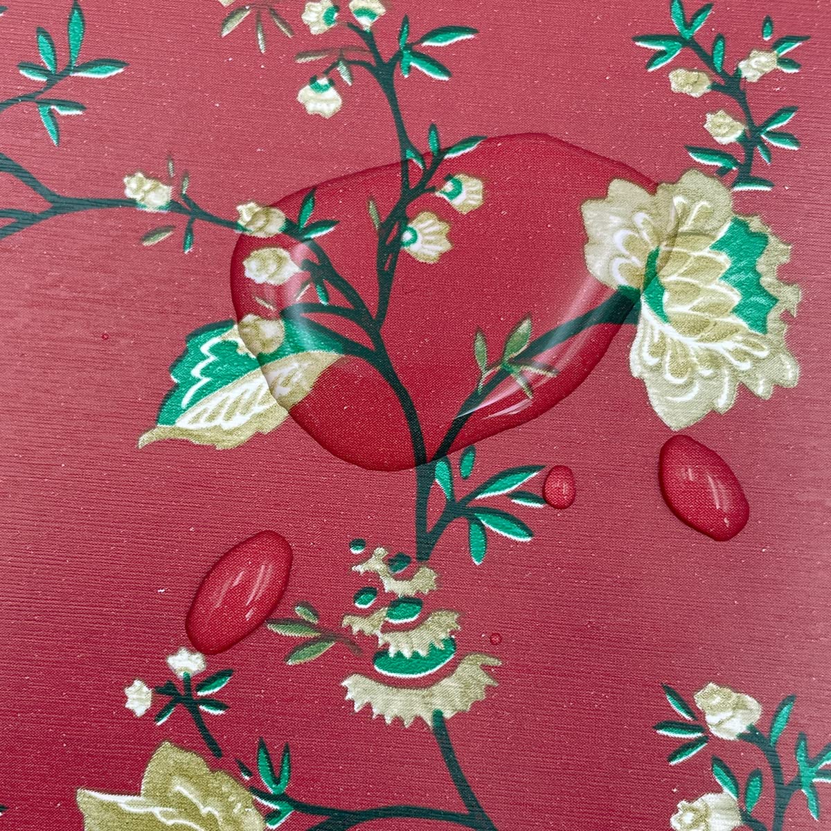 Yifely Boho Red Leaf Shelf Liner Removable Cabinet Drawer Covering Vinyl Paper Christmas Wall Decor 17.7 Inch by 9.8 Feet