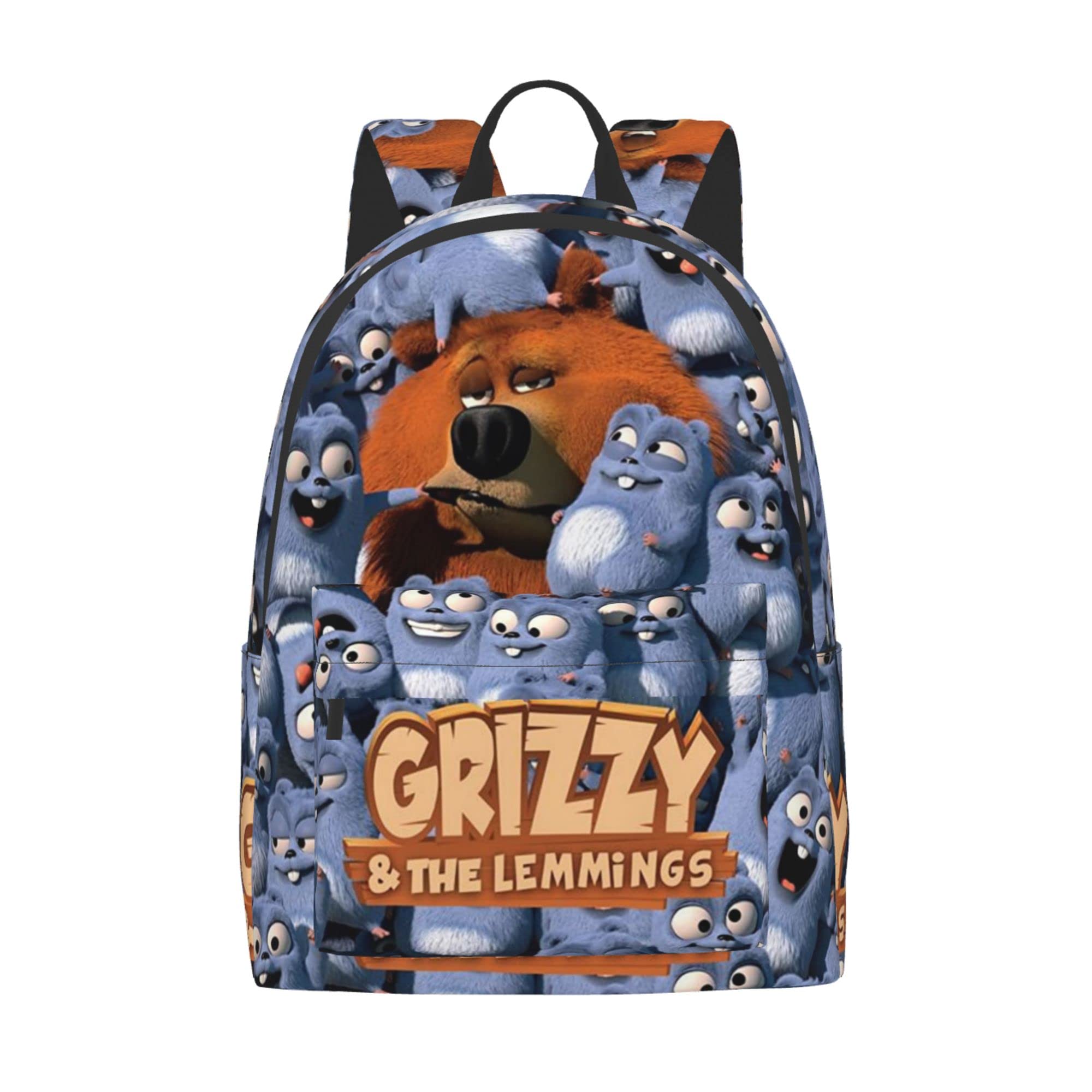 Grizzy and The Lemmings Backpack for Men Women Casual Daypack Travel Laptop Backpack Multifunction Bag 16 inch(style2)