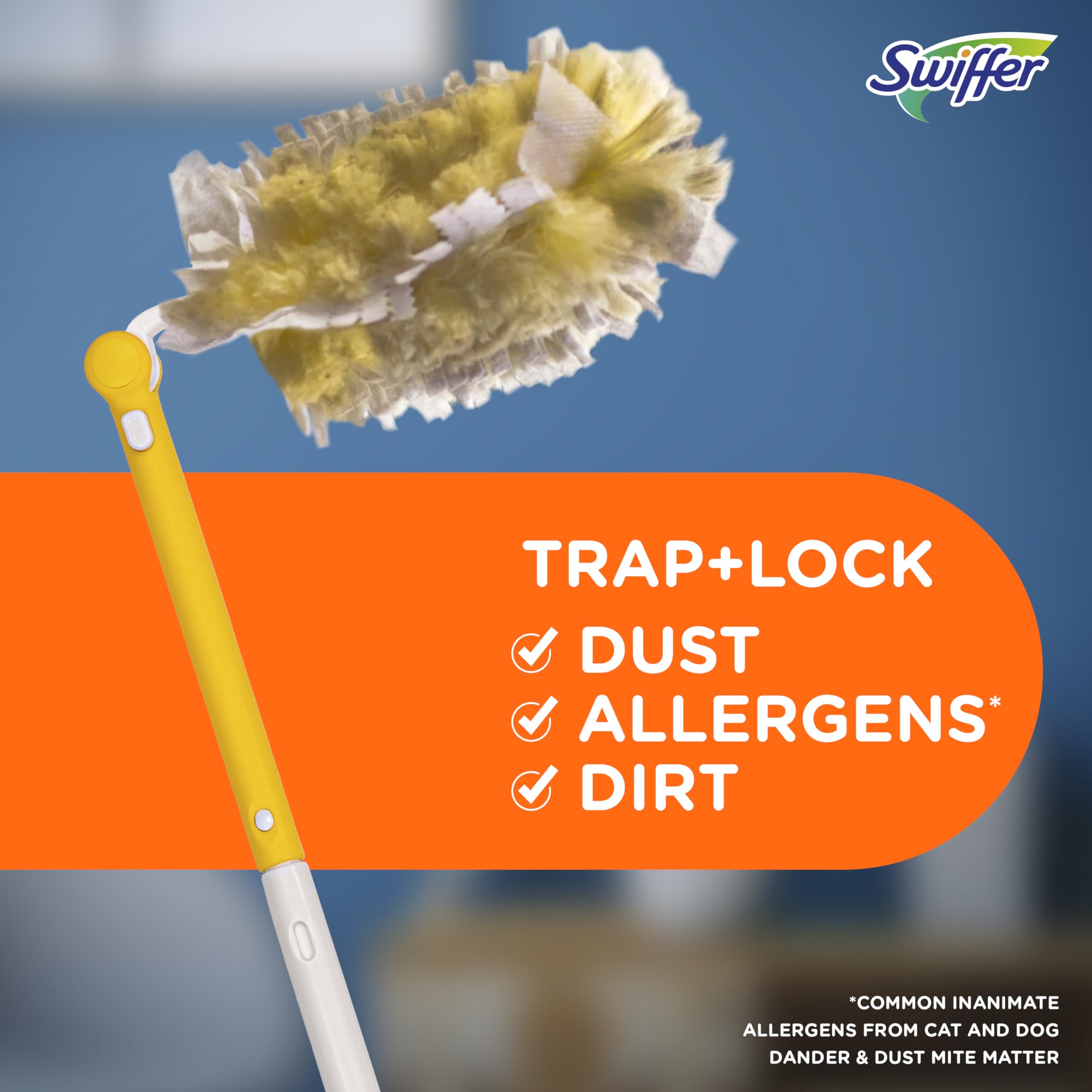 Swiffer 360 Dusters Extendable Handle Starter Kit, 3 Count Duster Refill