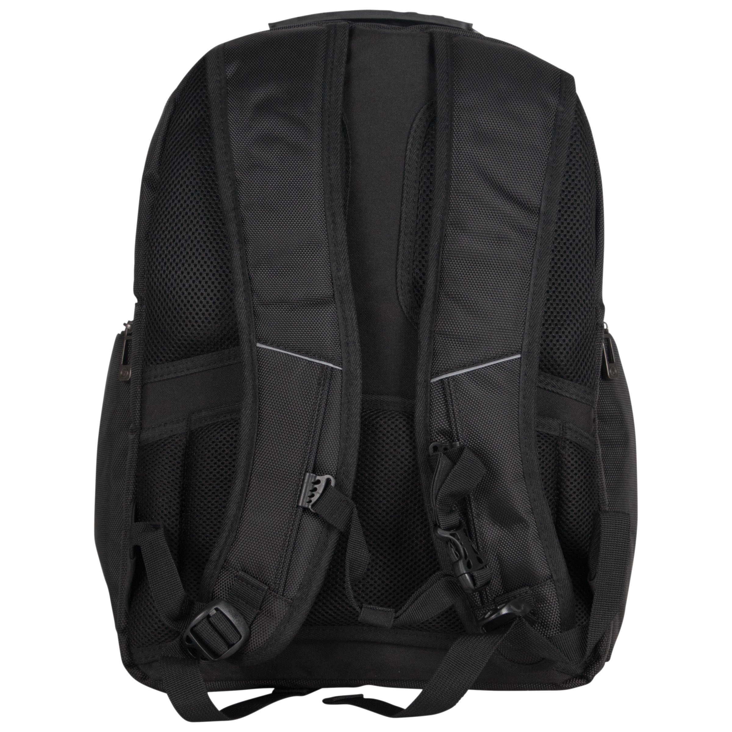 HERITAGE TRAVELWARE Travelier Dual Compartment Checkpoint-Friendly 17" Laptop Business Backpack, Black, One Size