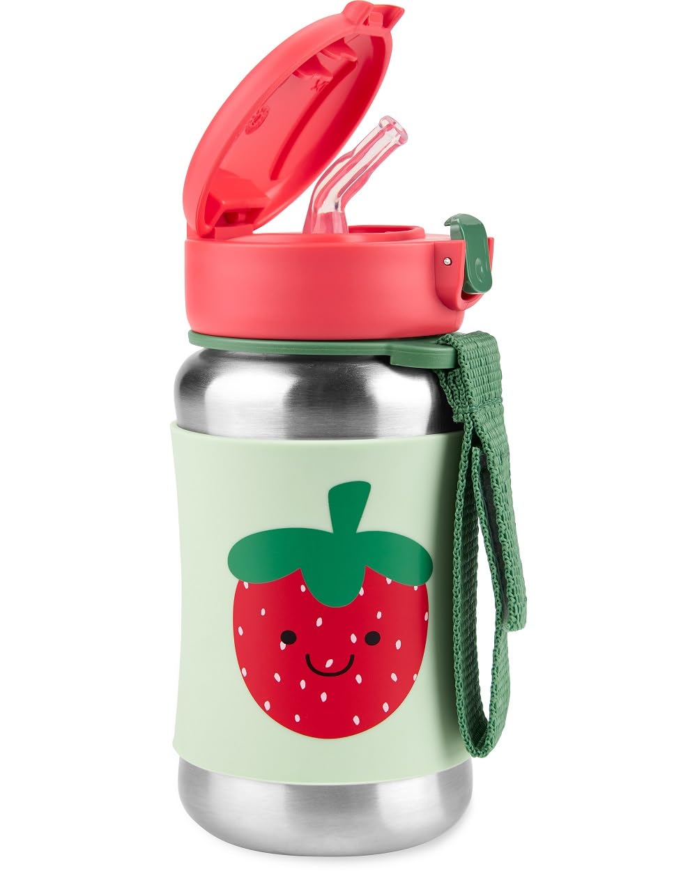 Skip Hop Back to School Big Kid Backpack and Mealtime Set, Strawberry