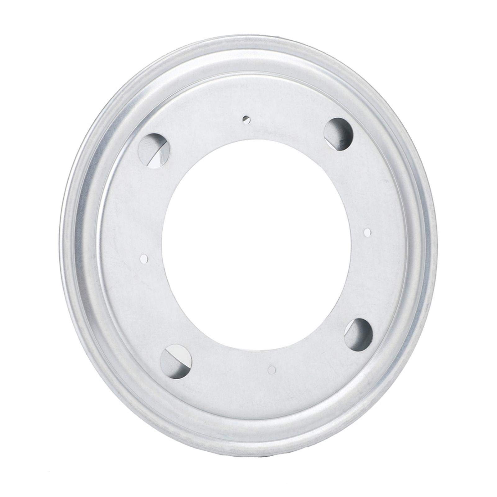 Rotating Swivel Turntable Plate Heavy Duty Round Shape Galvanized Lazy Susan Bearing for Kitchen Shelves Book(8 inch-Sliver)