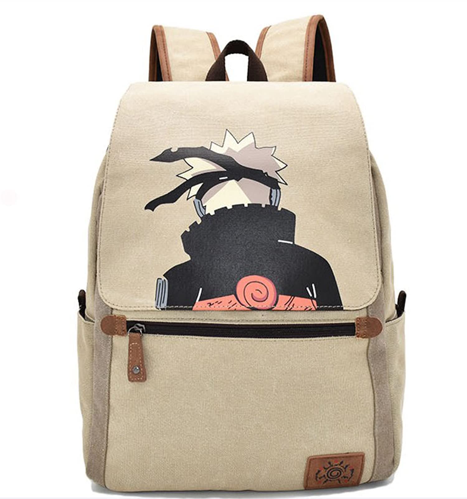 Aoibox Anime School Backpack - Anime Canvas Shoulder Bags, Japanese Anime School Bookbag, Classic Backpack Bookbag