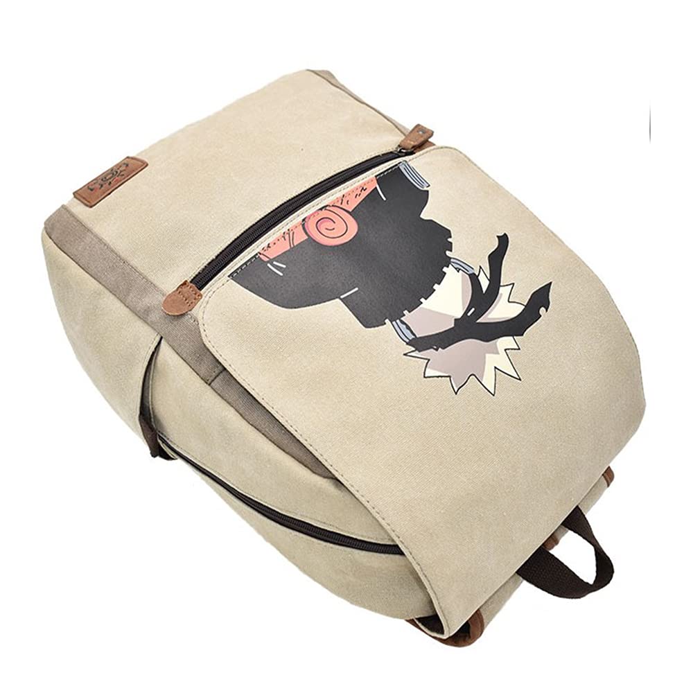 Aoibox Anime School Backpack - Anime Canvas Shoulder Bags, Japanese Anime School Bookbag, Classic Backpack Bookbag